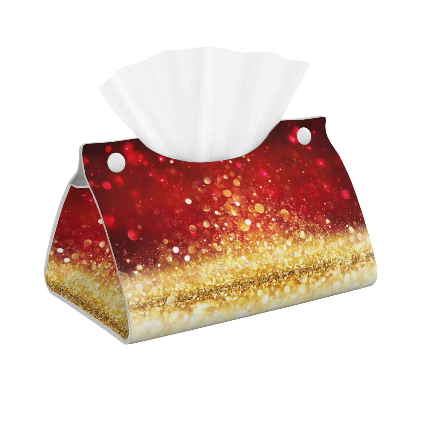 Honeii Red Gold Glitter for Tissue Box Cover/Holder - Covers ...