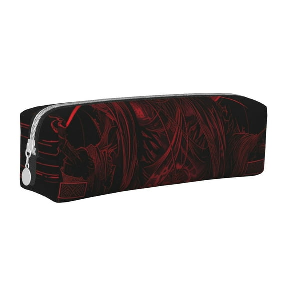 Honeii Red Gothic Skeleton Throne Pattern Pencil Case, Pencil Pouch ...