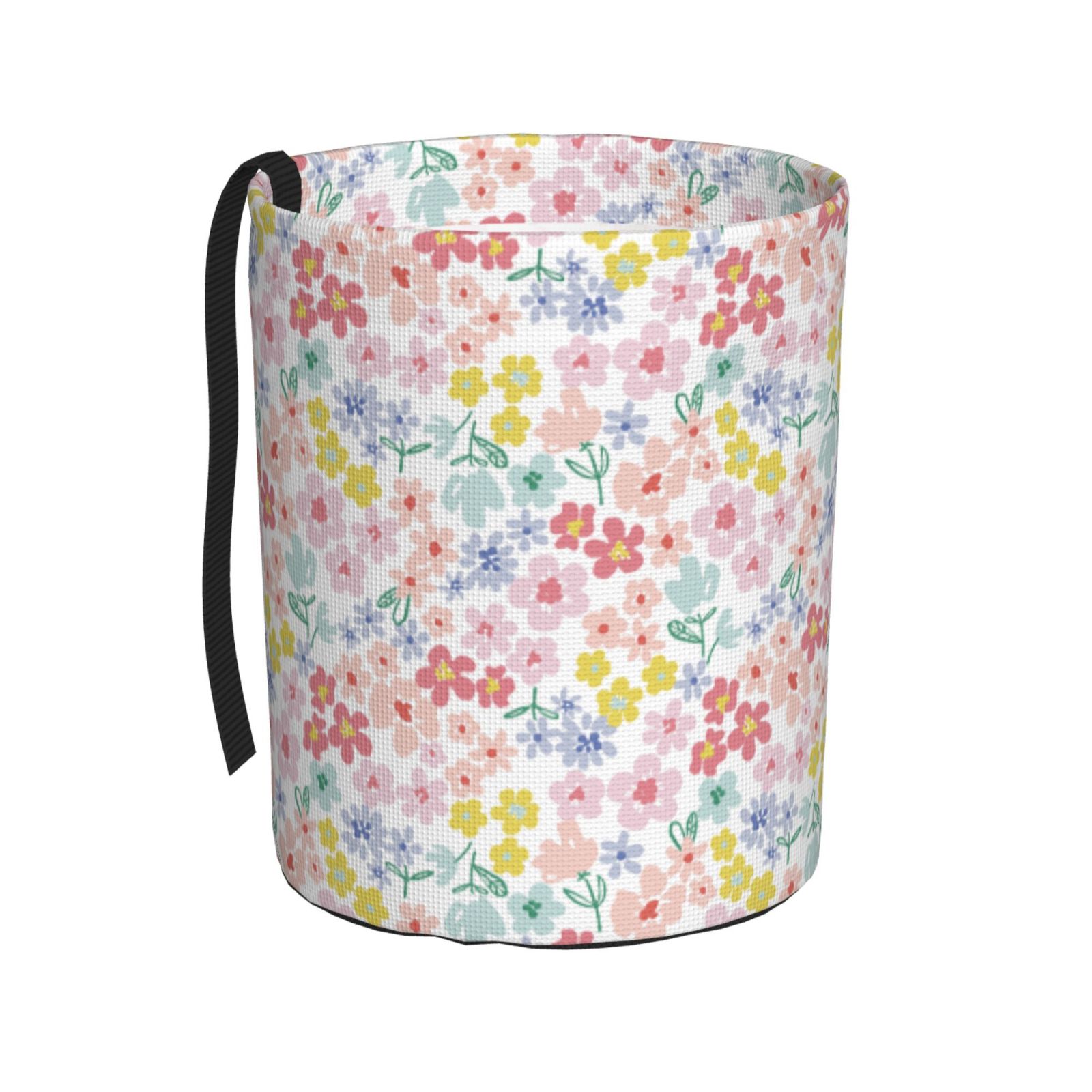 Honeii Retro Floral Print Waterproof Car Trash Can,Waterproof Portable ...