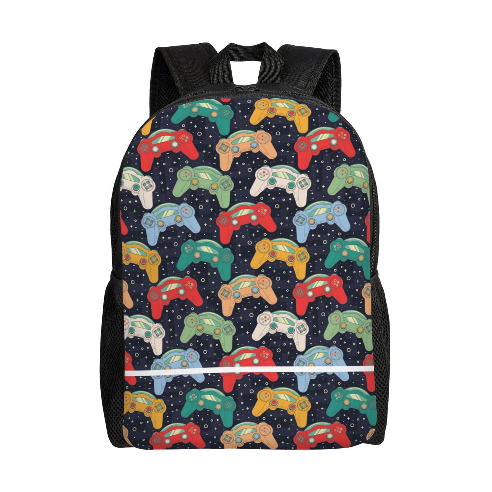 Honeii Retro Video Game Print Laptop Backpack for Work, College, Travel ...