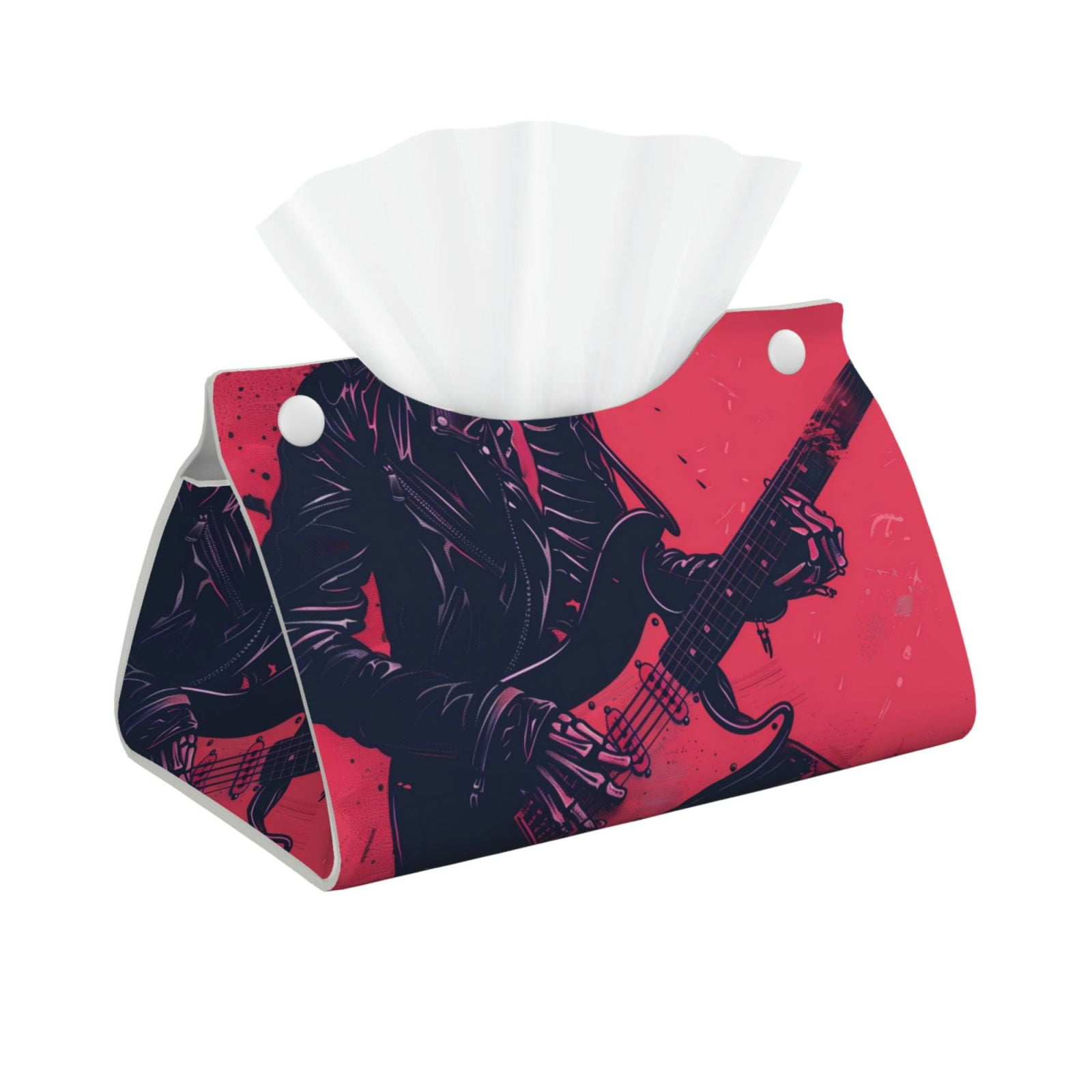 Honeii Rock Skull Guitarist for Tissue Box Cover/Holder - Covers ...