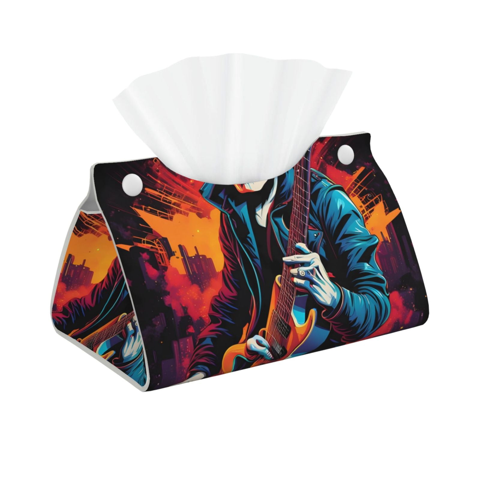 Honeii Rock Skull Singer for Tissue Box Cover/Holder - Covers ...