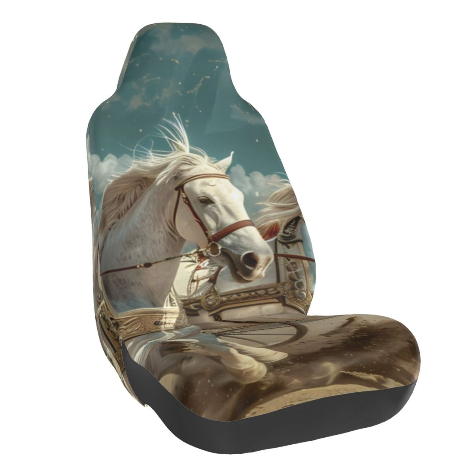 Honeii Roman Chariot Horse Race Print Car Seat Cover,Car Interior ...