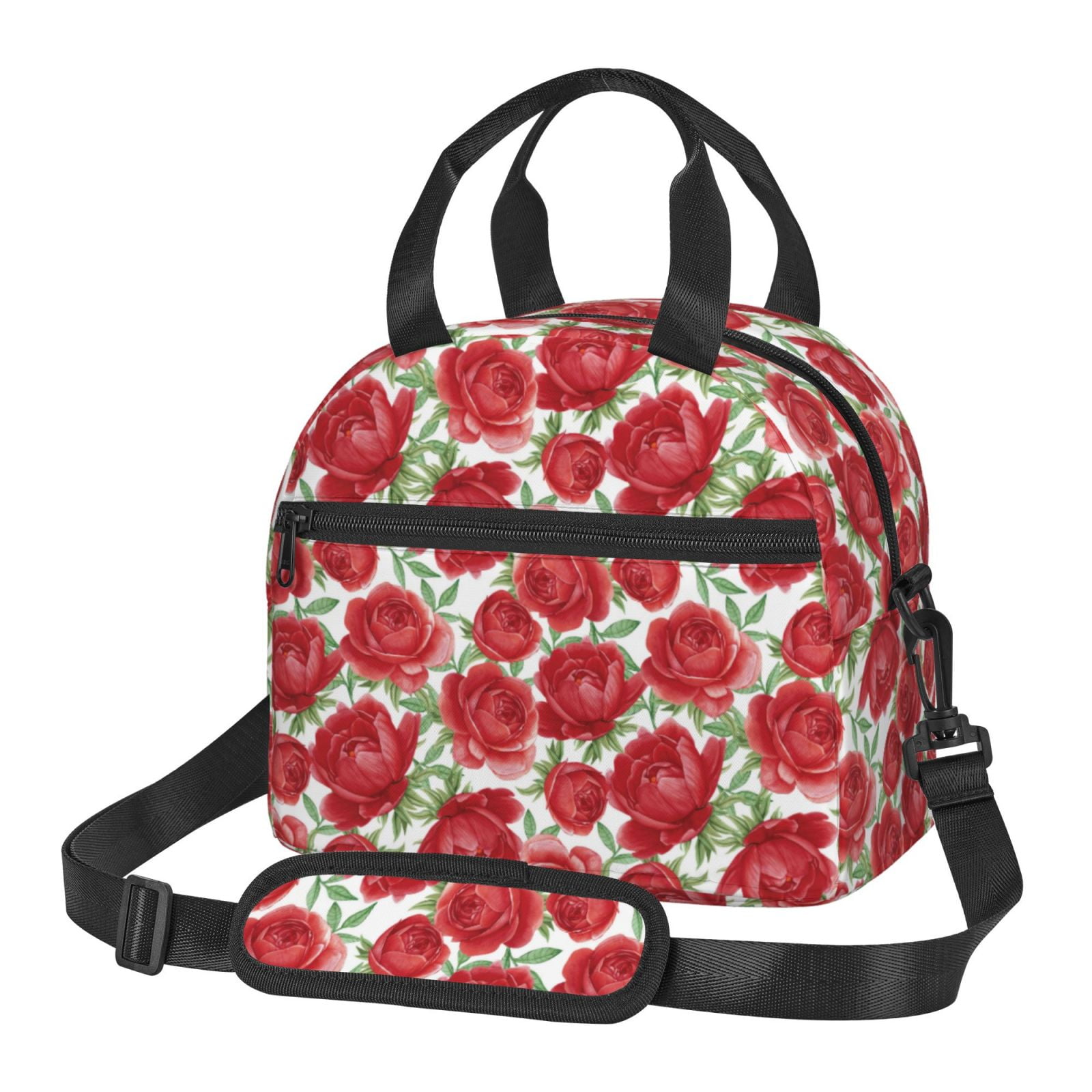 Honeii Rose Flowers for Insulated Lunch Box, Lunch Bag Lunch Cag for ...