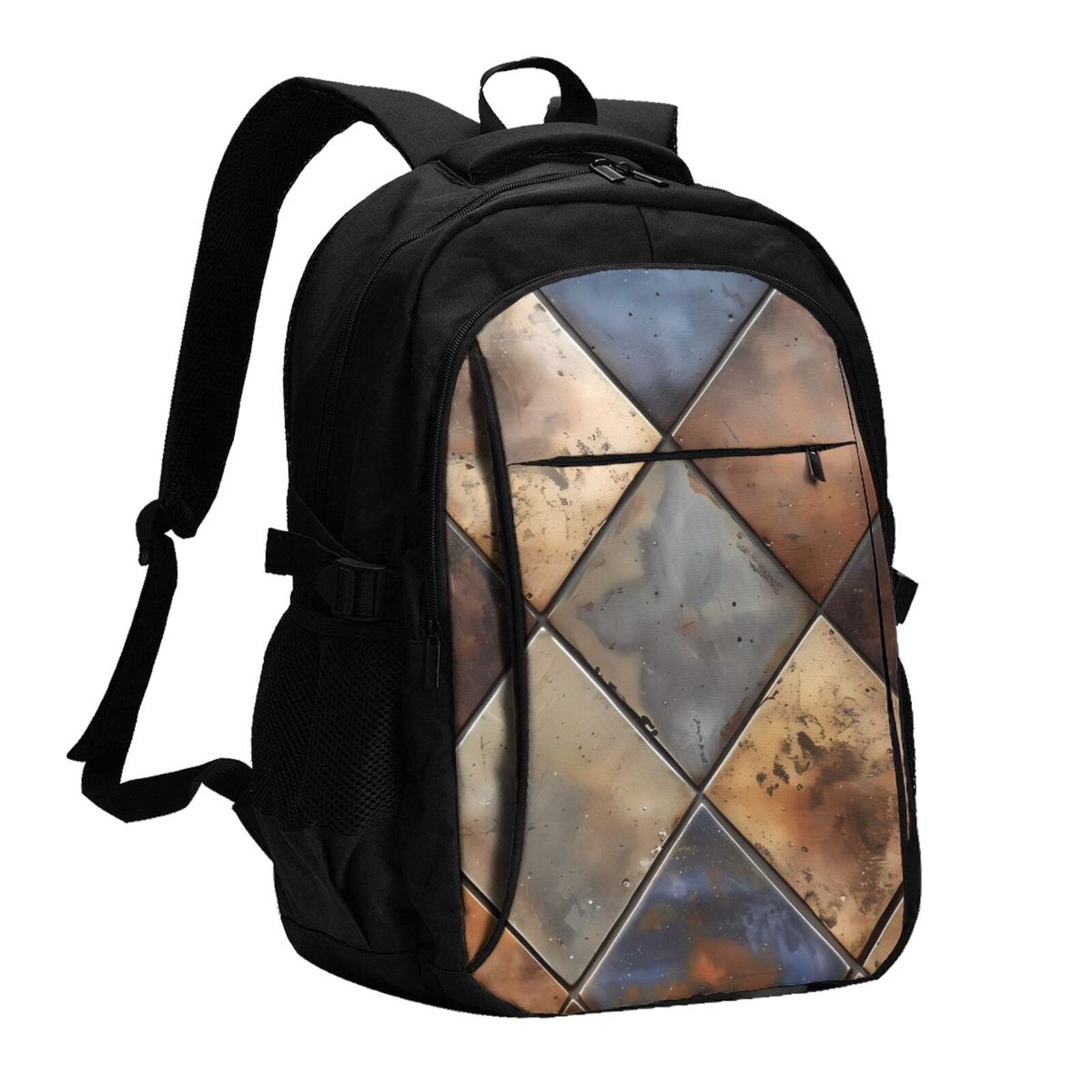 Honeii Rustic Tile Pattern for Travel Laptop Backpack, Business Laptops ...