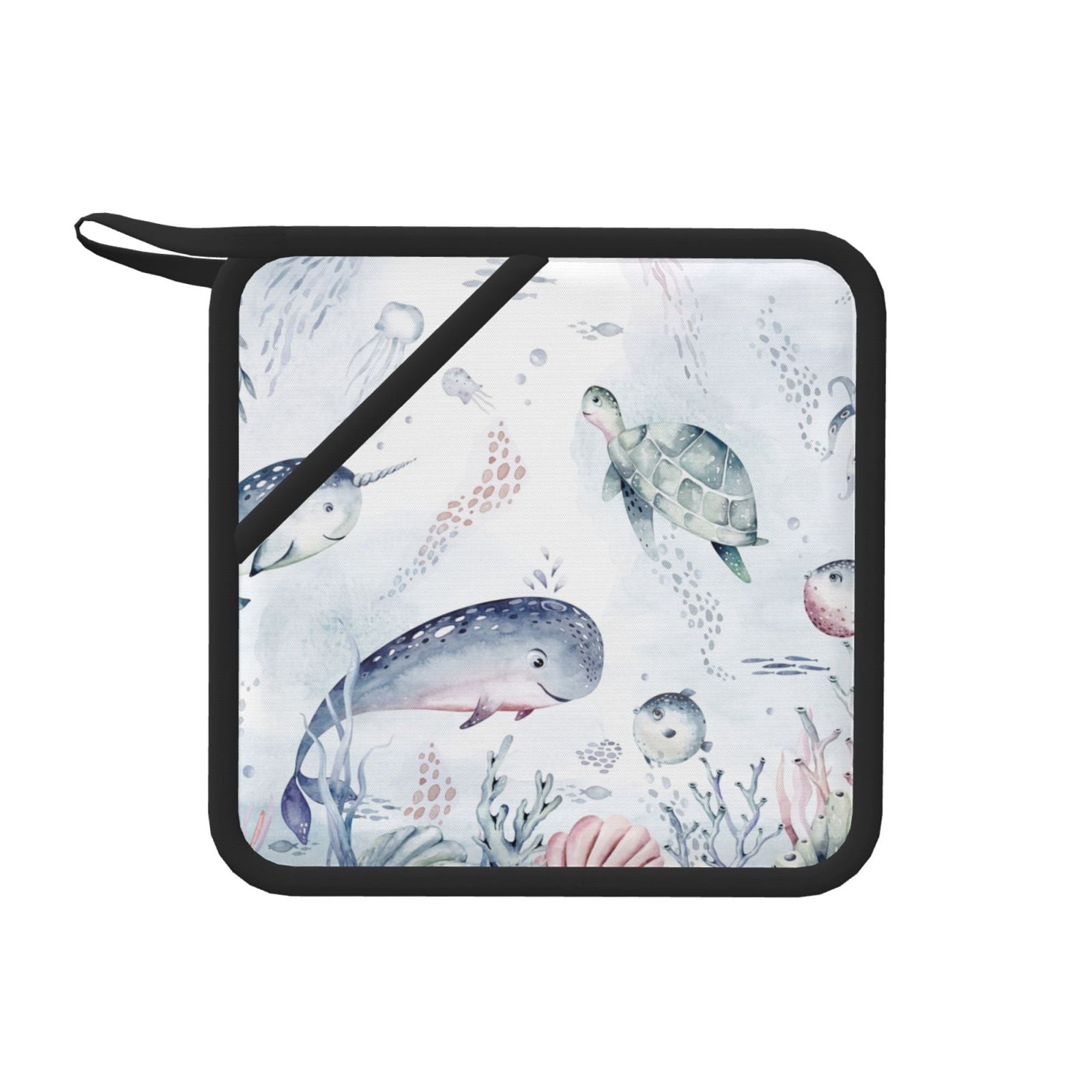 Honeii Sea Animals for Silicone Trivets for Hot Pots and Pans -Trivet ...