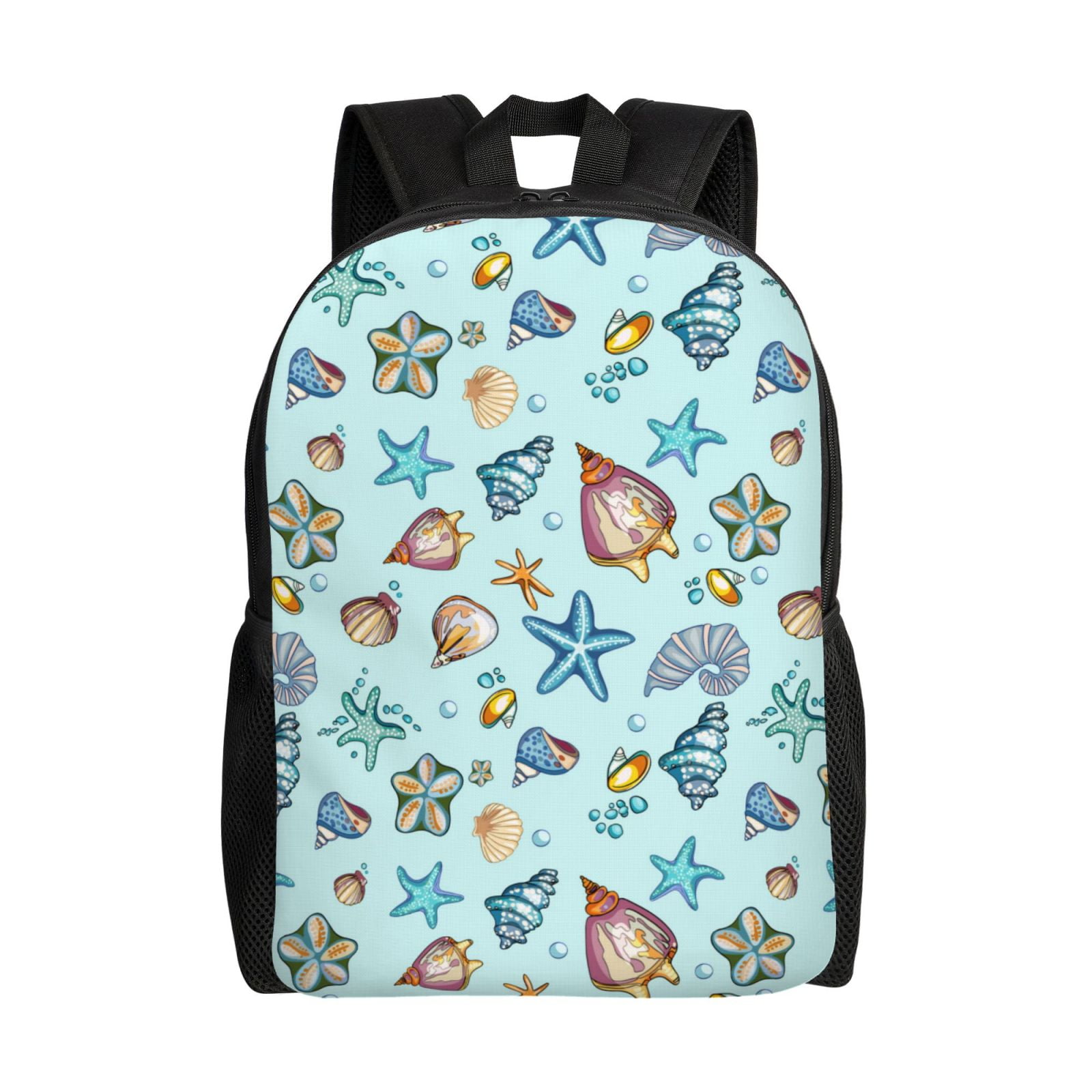 Honeii Sea Shells 2 Print Laptop Backpack for Work, College, Travel ...