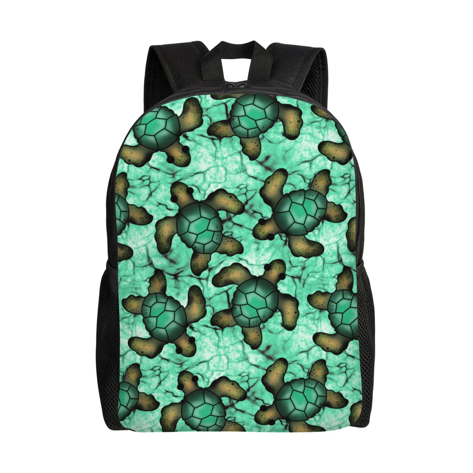 Honeii Sea Turtle Print Laptop Backpack for Work, College, Travel ...