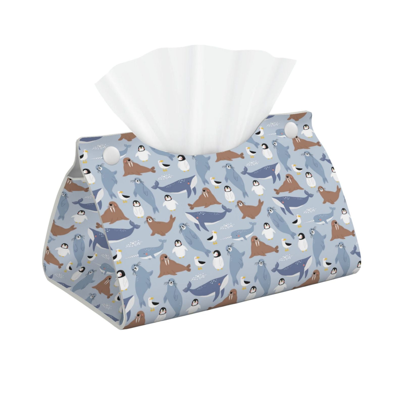 Honeii Seal Fox Seagull Whales for Tissue Box Cover/Holder - Covers ...