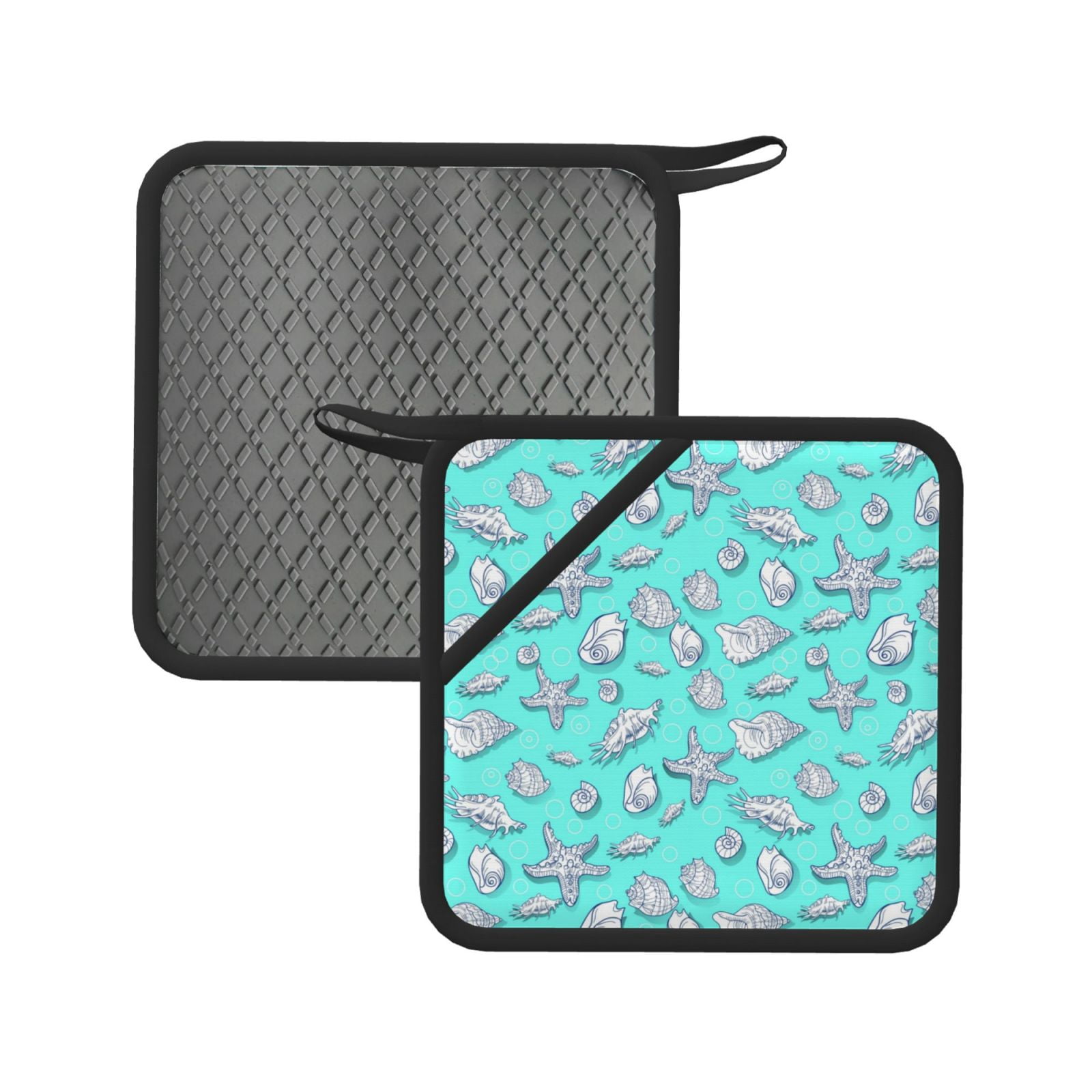 Honeii Seashell And Starfish for Silicone Trivets for Hot Pots and Pans ...