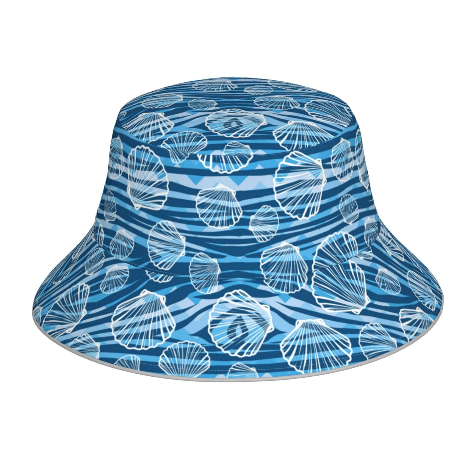 Honeii Shell for Unisex Bucket Hat Waterproof Rain Hat Reversible Shiny Rave Bucket Hat for ...