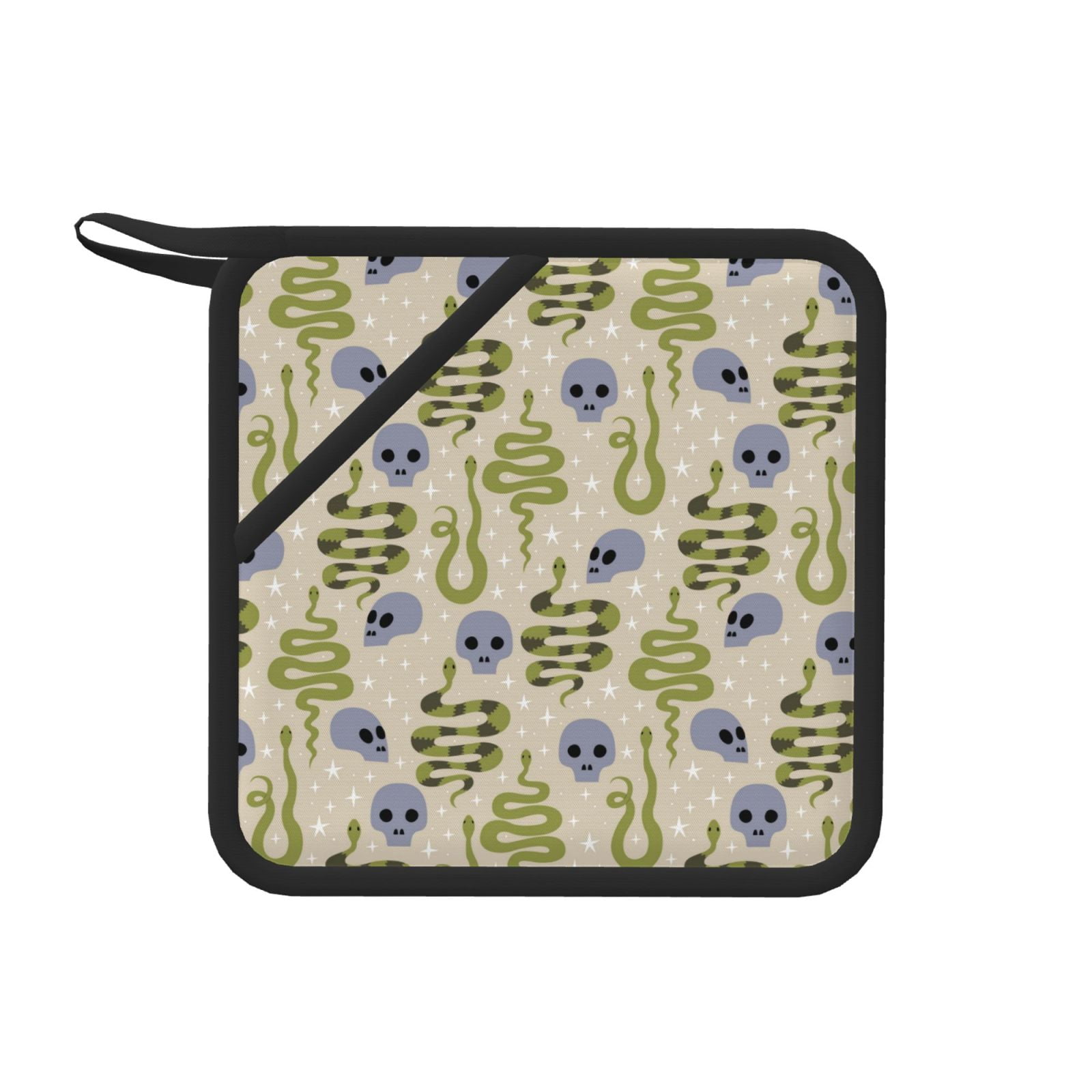 Honeii Skull Snake for Silicone Trivets for Hot Pots and Pans -Trivet ...