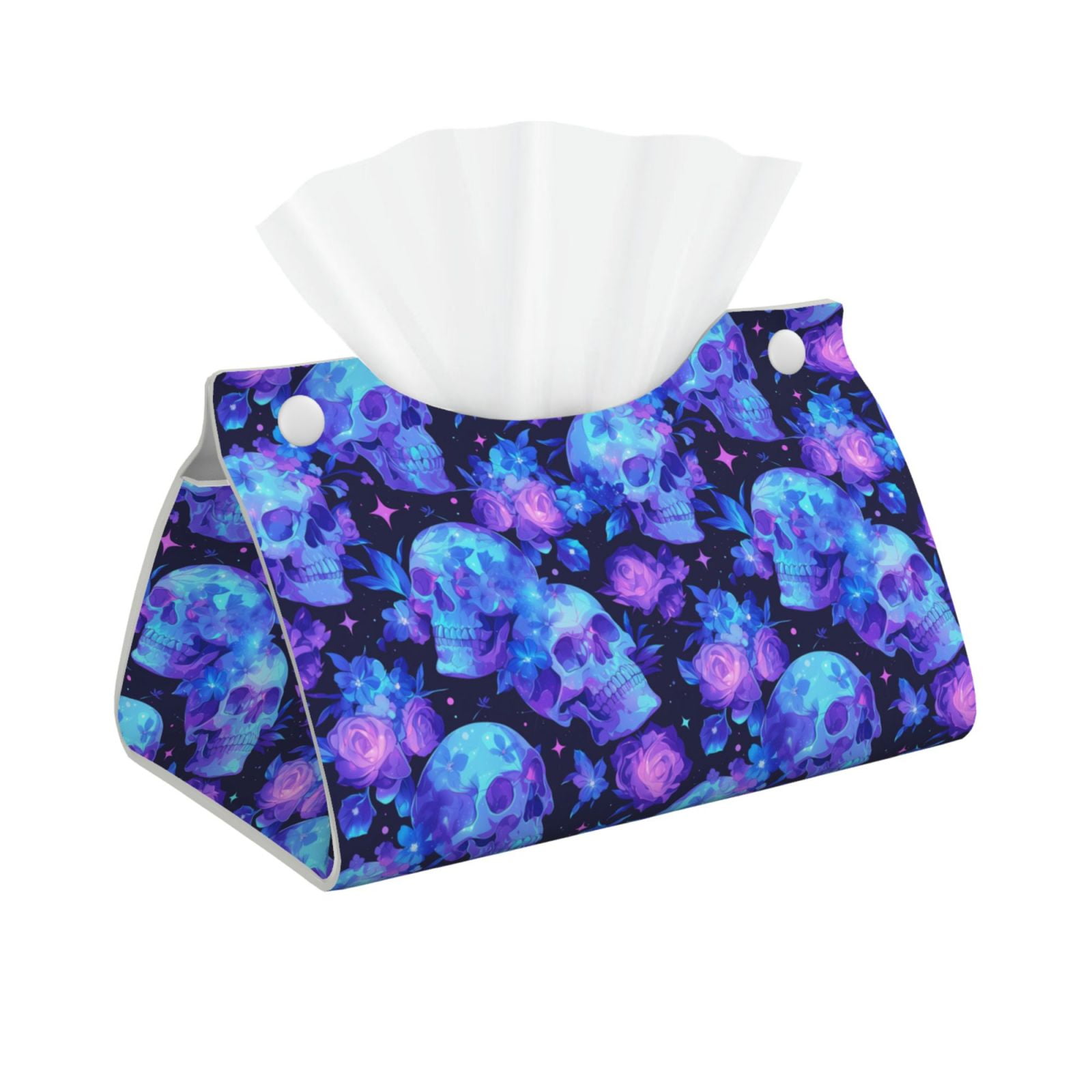 Honeii Skull flower star sky for Tissue Box Cover/Holder - Covers ...
