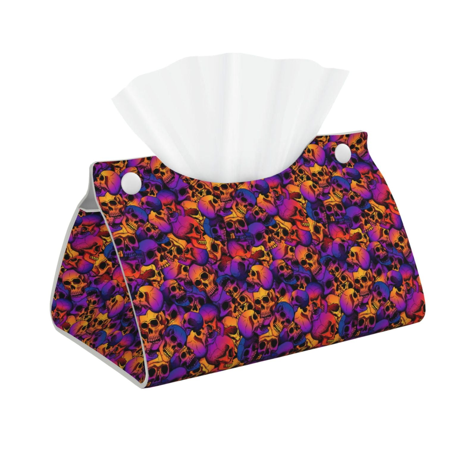 Honeii Skull for Tissue Box Cover/Holder - Covers Rectangular Shaped ...