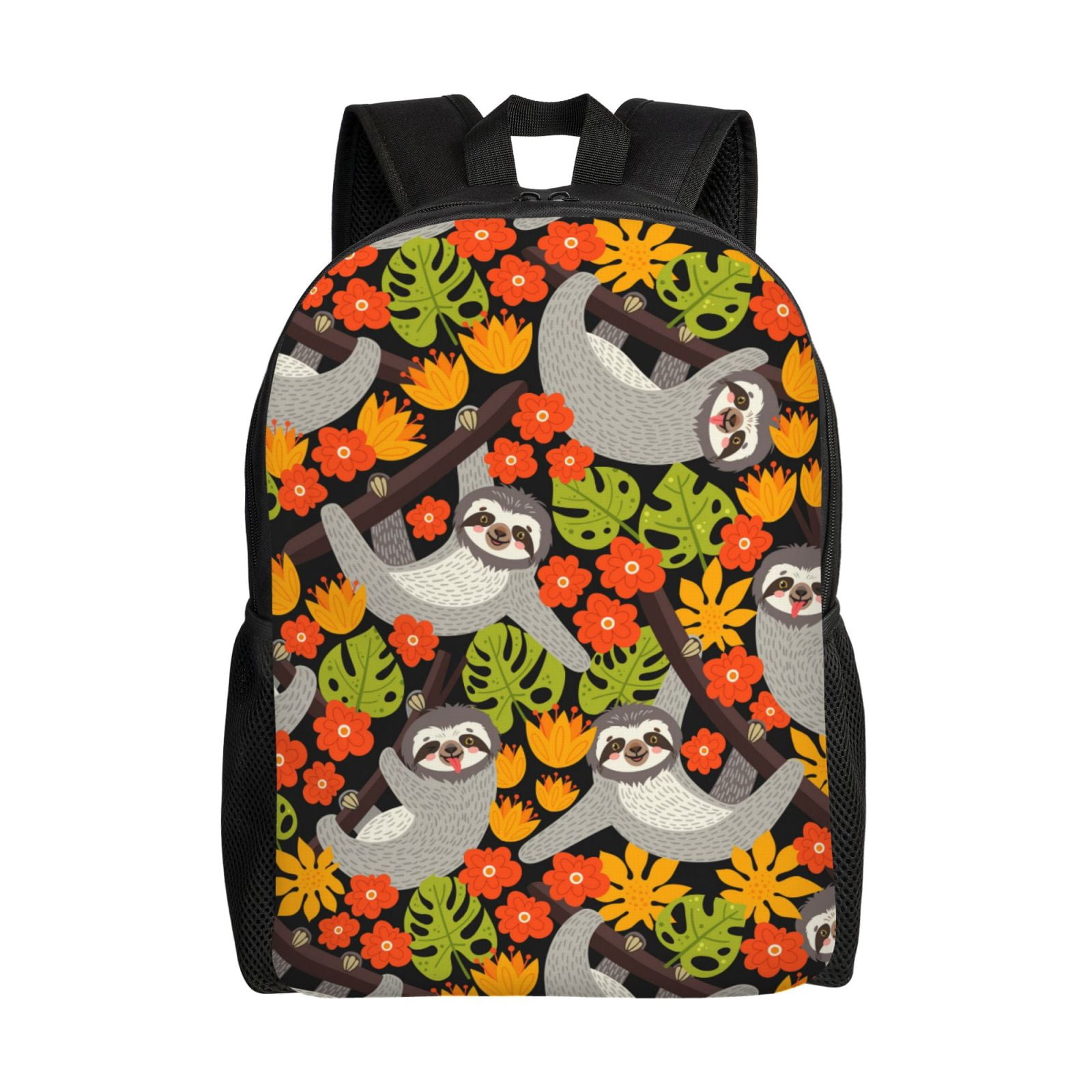 Honeii Sloth on the Branch Print Laptop Backpack for Work, College ...