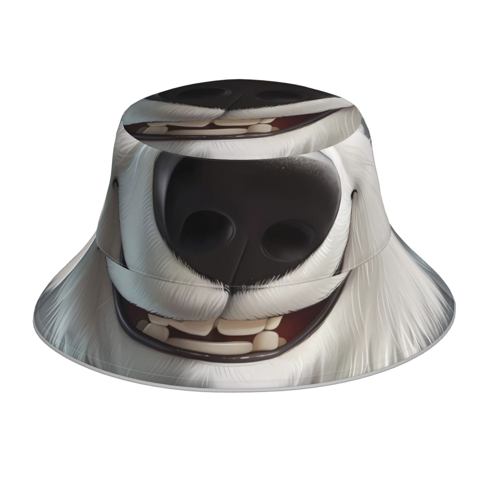 Honeii Smiling Polar Bear for Unisex Bucket Hat Waterproof Rain Hat ...