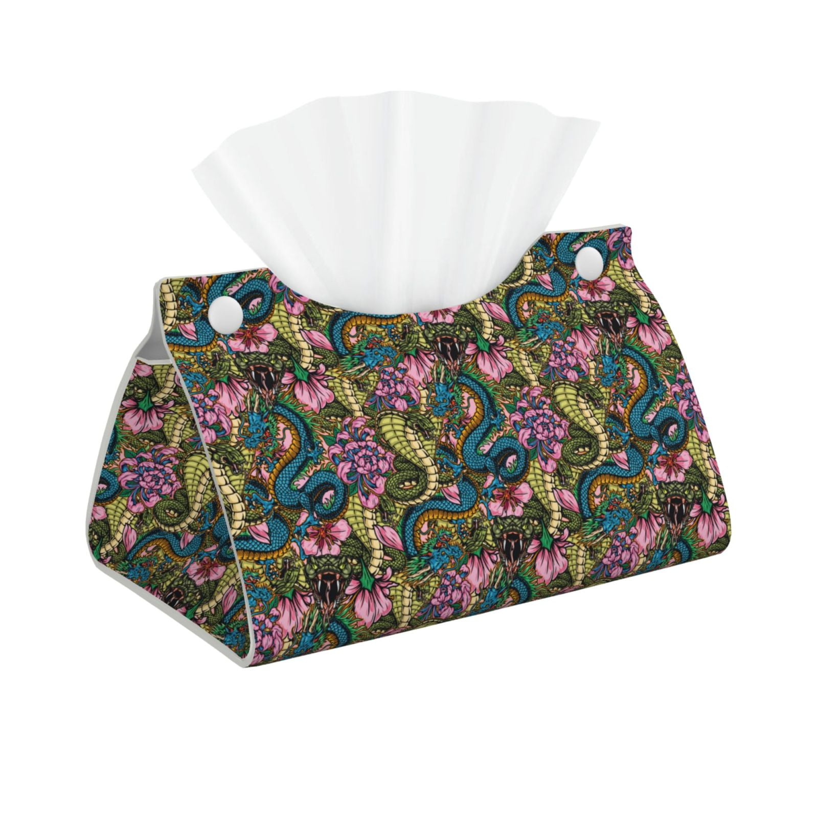 Honeii Snake And Flower for Tissue Box Cover/Holder - Covers ...