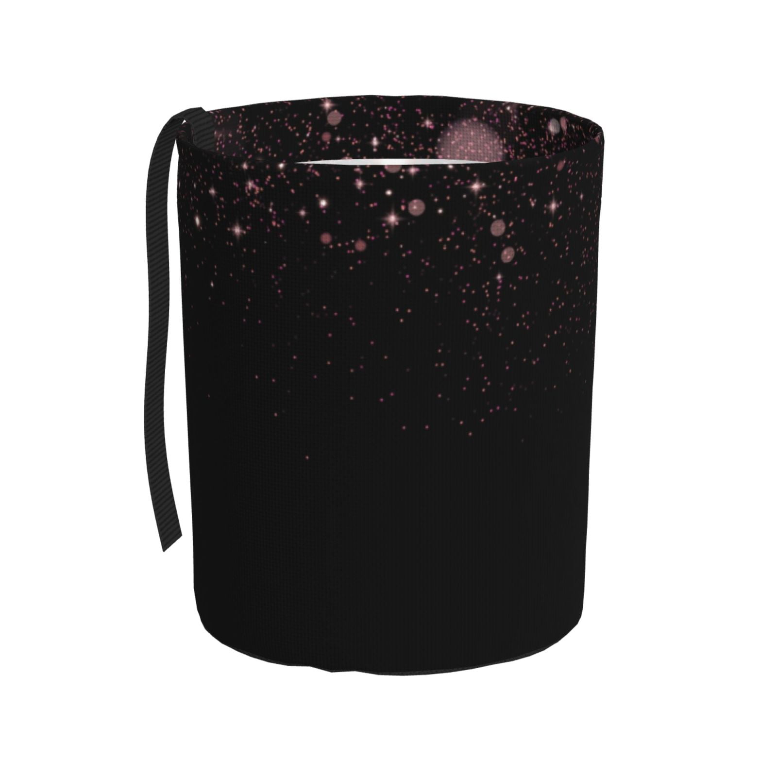 Honeii Sparkling Pink Night Sky Print Waterproof Car Trash Can ...
