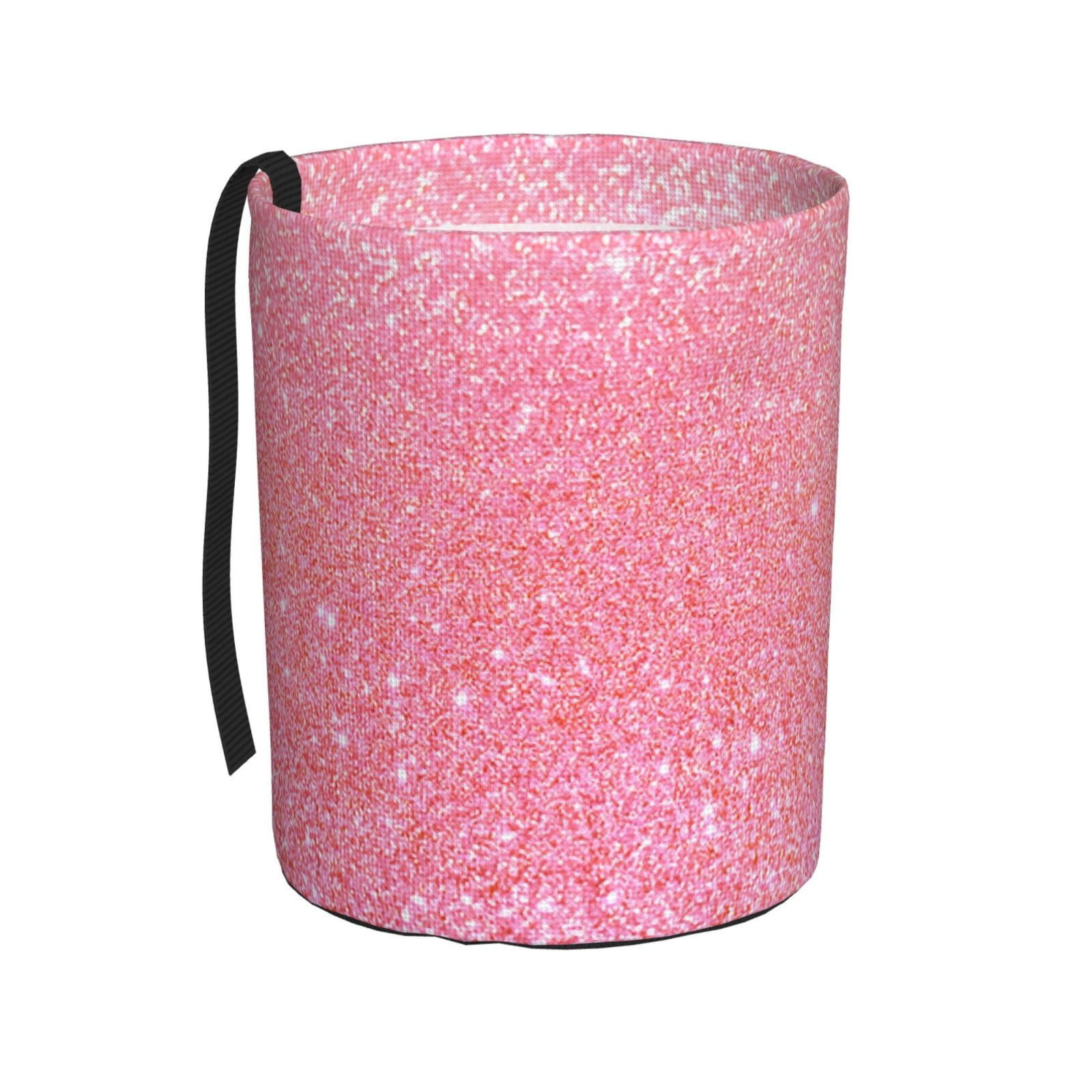 Honeii Sparkly Glitter Print Waterproof Car Trash Can,Waterproof ...