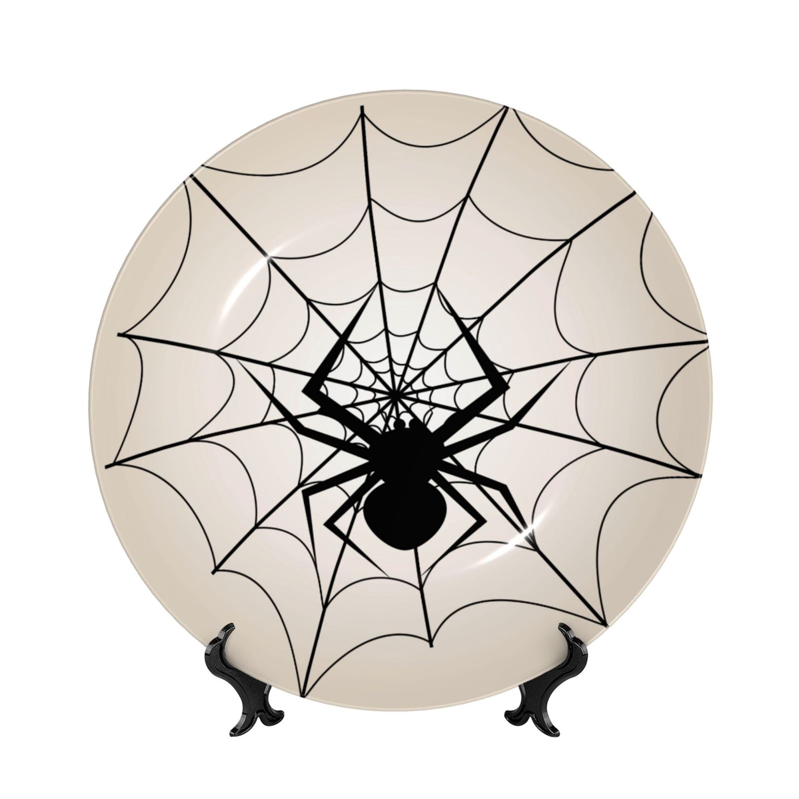 Honeii Spiders On The Web 1 Print Elegant Bone China Decorative Plate ...
