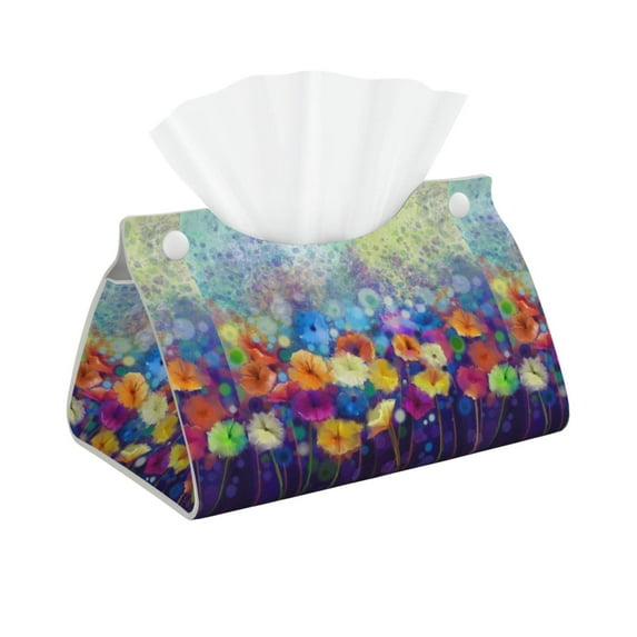 Honeii Spring Flower Seasonal for Tissue Box Cover/Holder - Covers ...