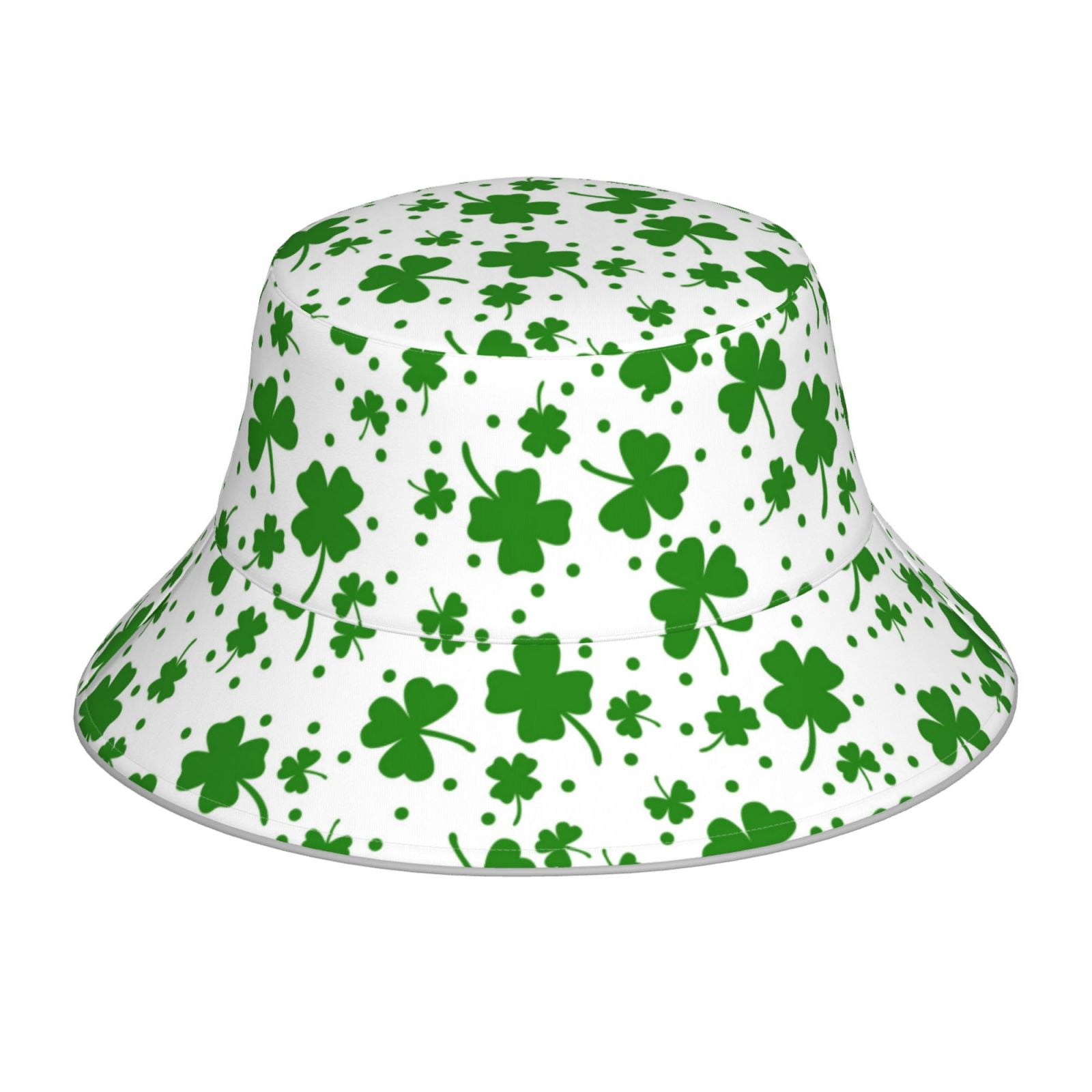 Honeii St Patrick's Day4 for Unisex Bucket Hat Waterproof Rain Hat Reversible Shiny Rave Bucket ...