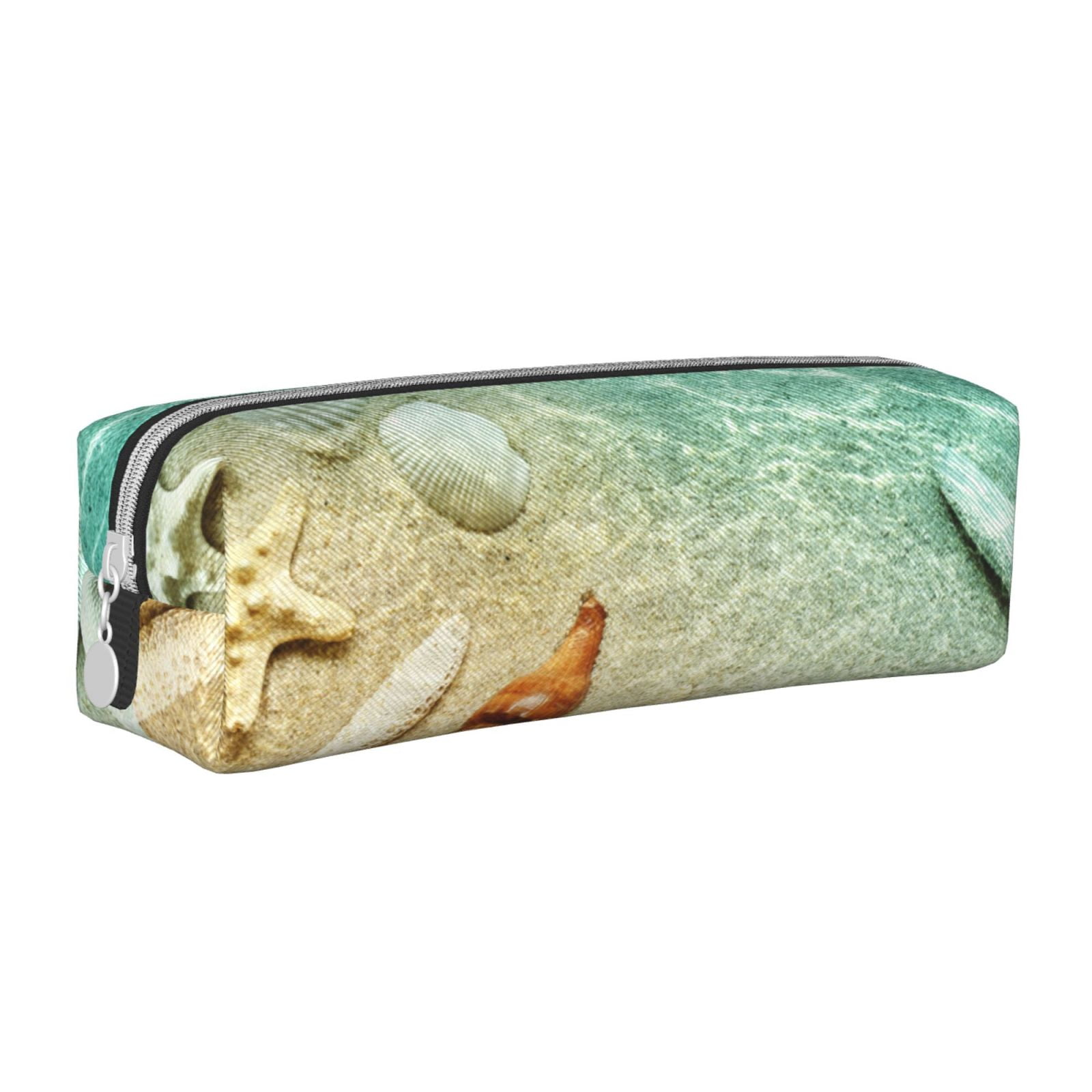 Honeii Starfish And Seashell On The Beach Pattern Pencil Case, Pencil ...