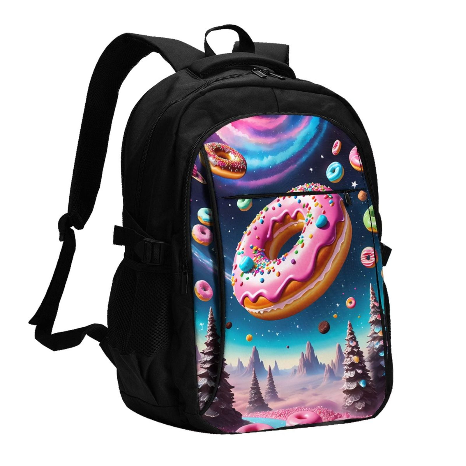 Honeii Starry Sky Pine Tree Donut for Travel Laptop Backpack, Business ...