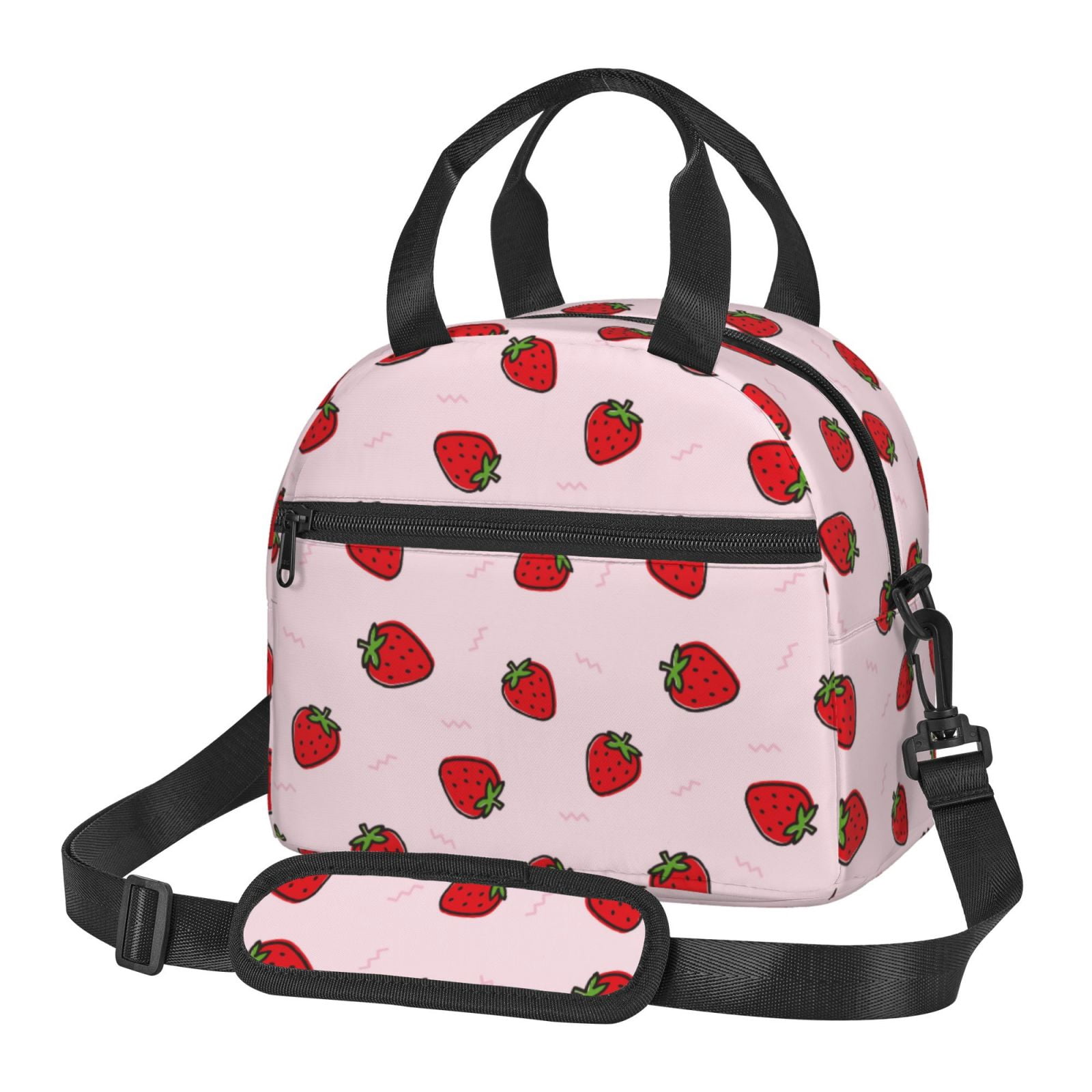 Honeii Strawberry for Insulated Lunch Box, Lunch Bag Lunch Cag for Both ...