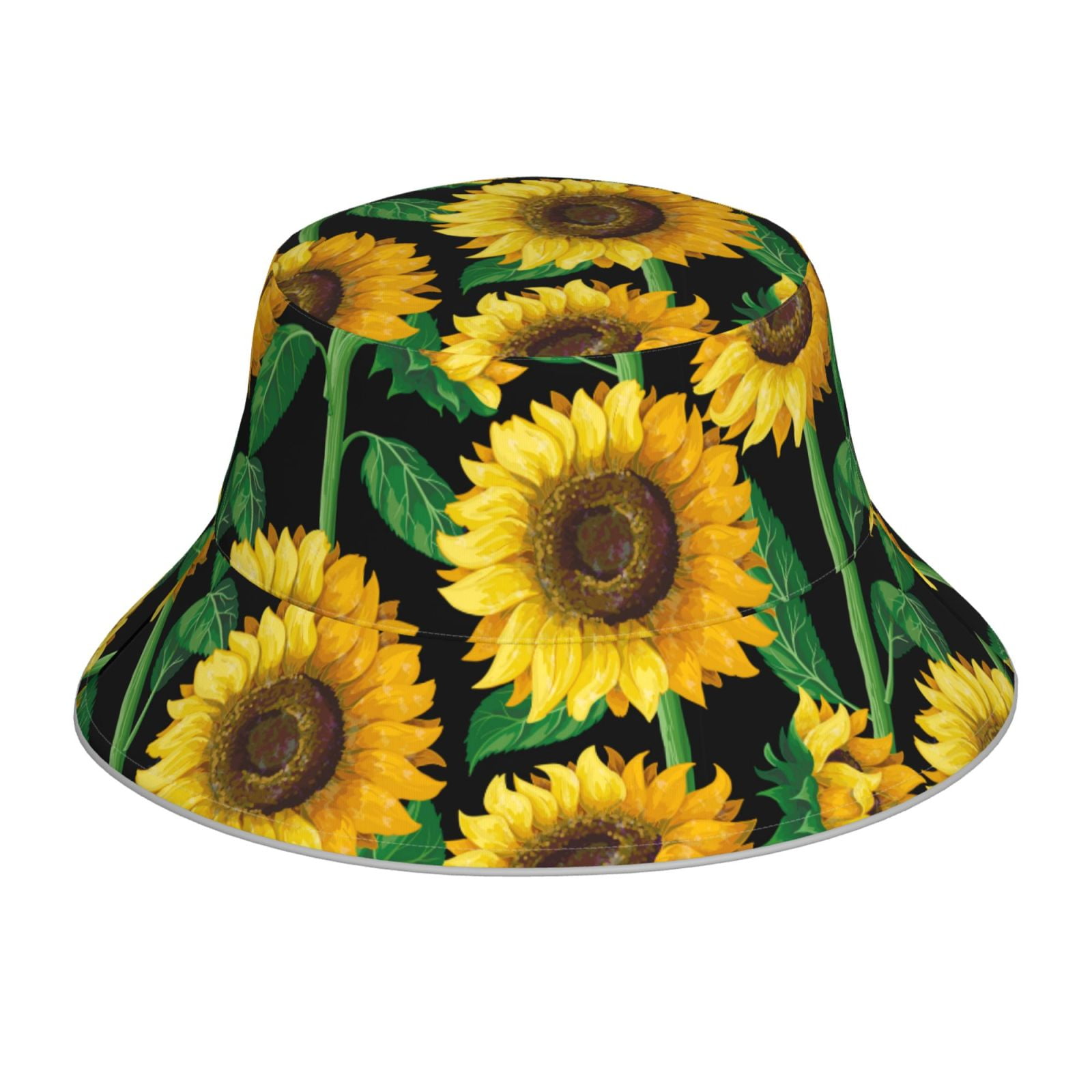 Honeii Sunflower 1 for Unisex Bucket Hat Waterproof Rain Hat Reversible ...