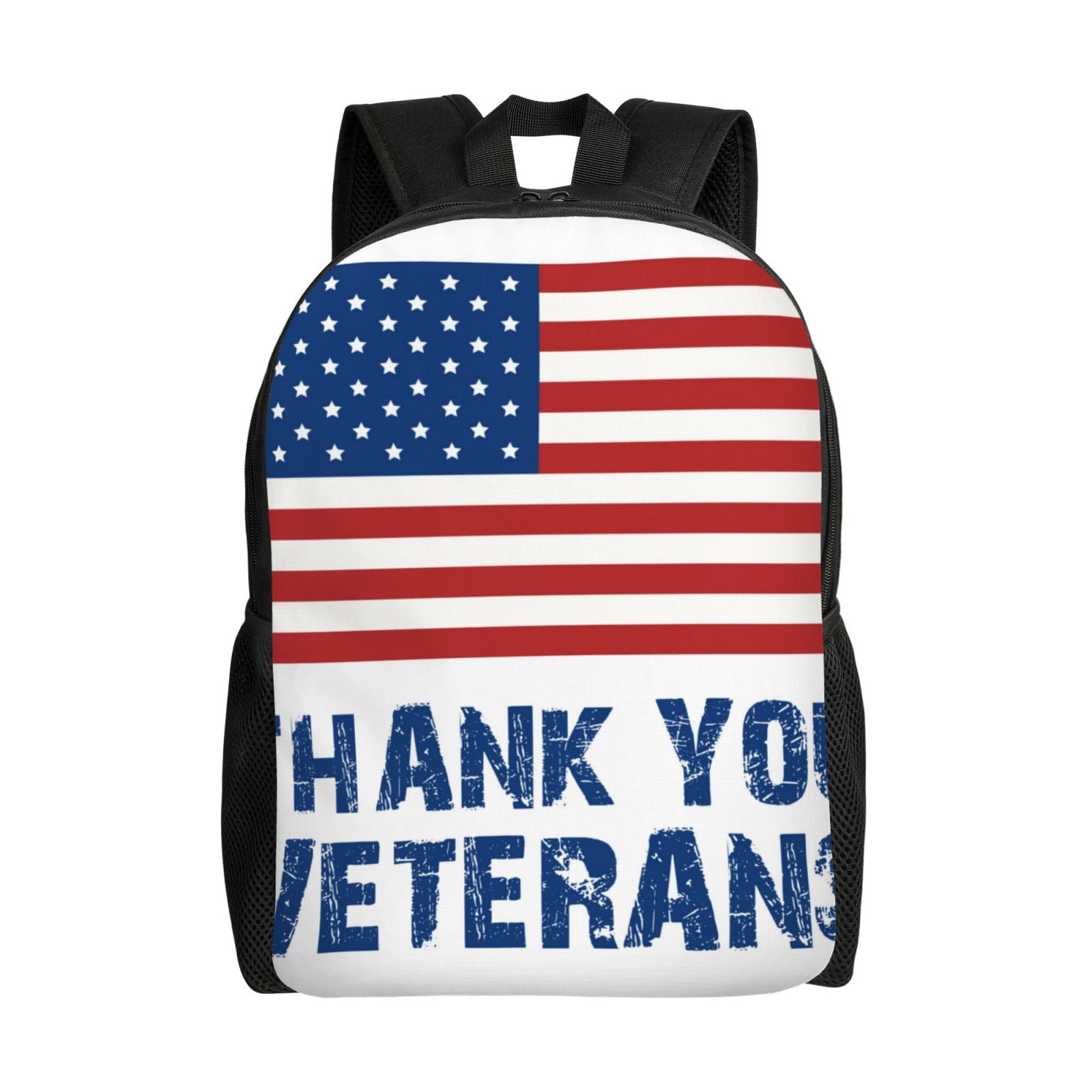 Honeii Thank You Veterans Print Laptop Backpack for Work, College ...