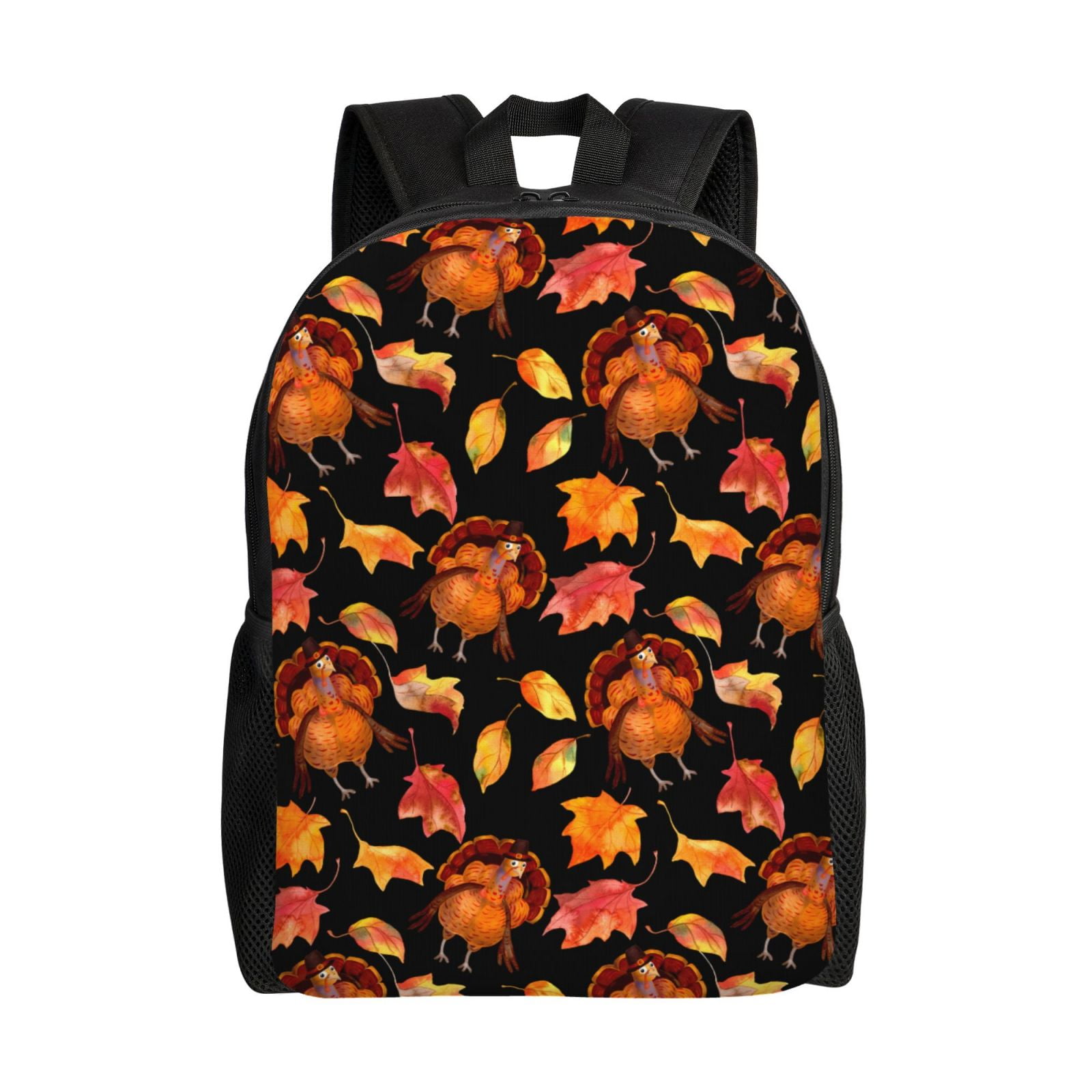 Honeii Thanksgiving Turkey 1 Print Laptop Backpack for Work, College ...