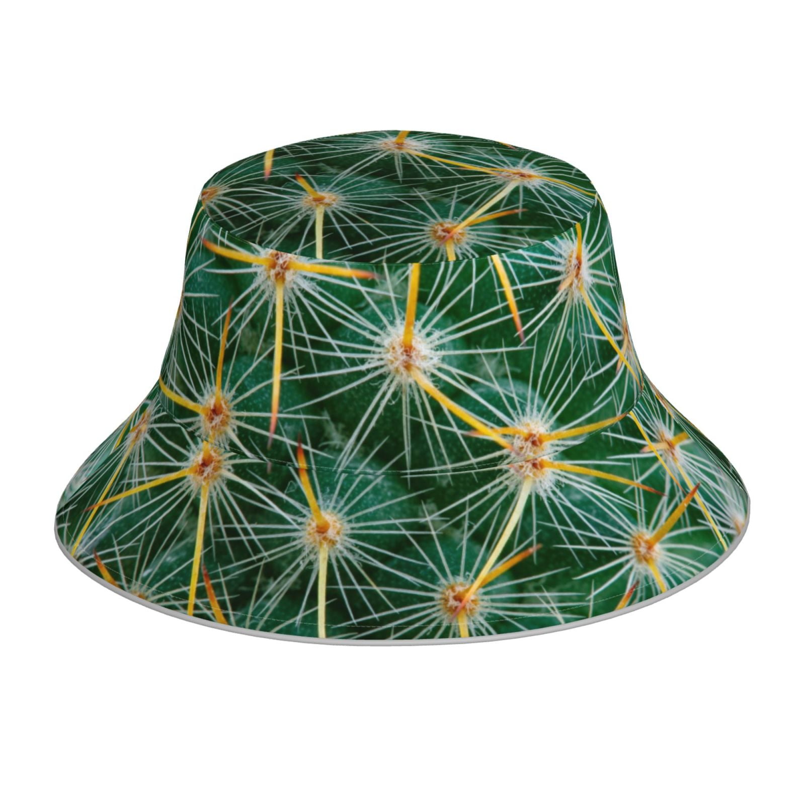 Honeii Thorns Of Macro Cactus for Unisex Bucket Hat Waterproof Rain Hat ...