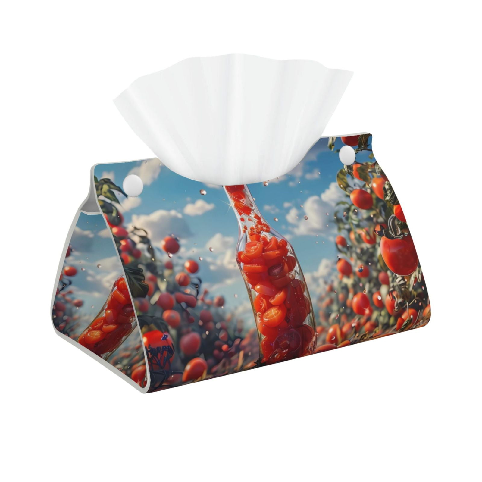 Honeii Tomato Field Bottle for Tissue Box Cover/Holder - Covers ...