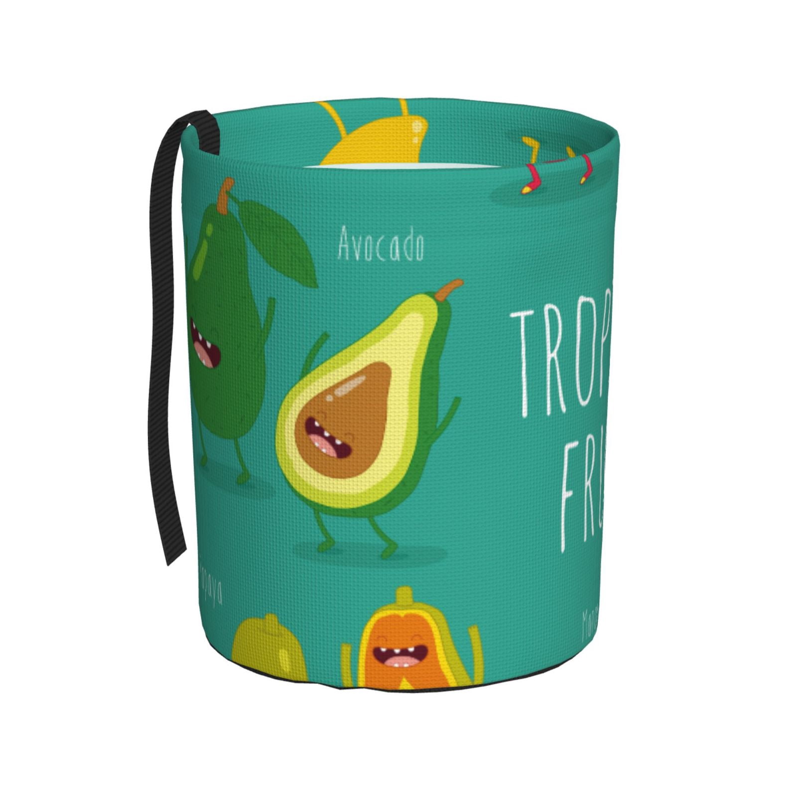 Honeii Tropical Fruit Print Waterproof Car Trash Can,Waterproof ...
