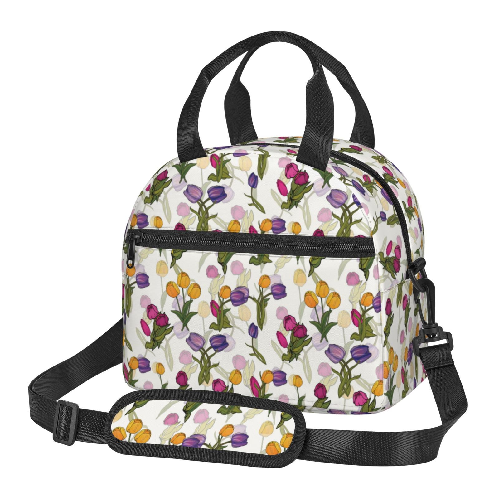 Honeii Tulips Flowers for Insulated Lunch Box, Lunch Bag Lunch Cag for ...