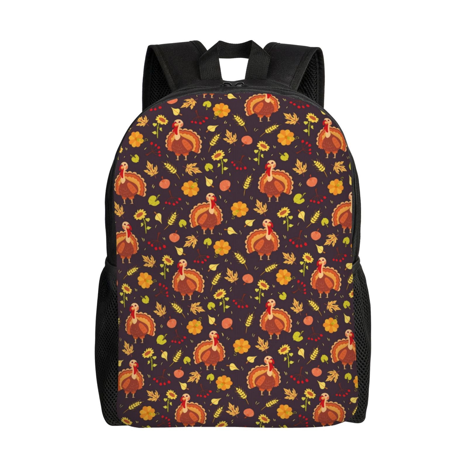Honeii Turkey Bird Print Laptop Backpack for Work, College, Travel ...