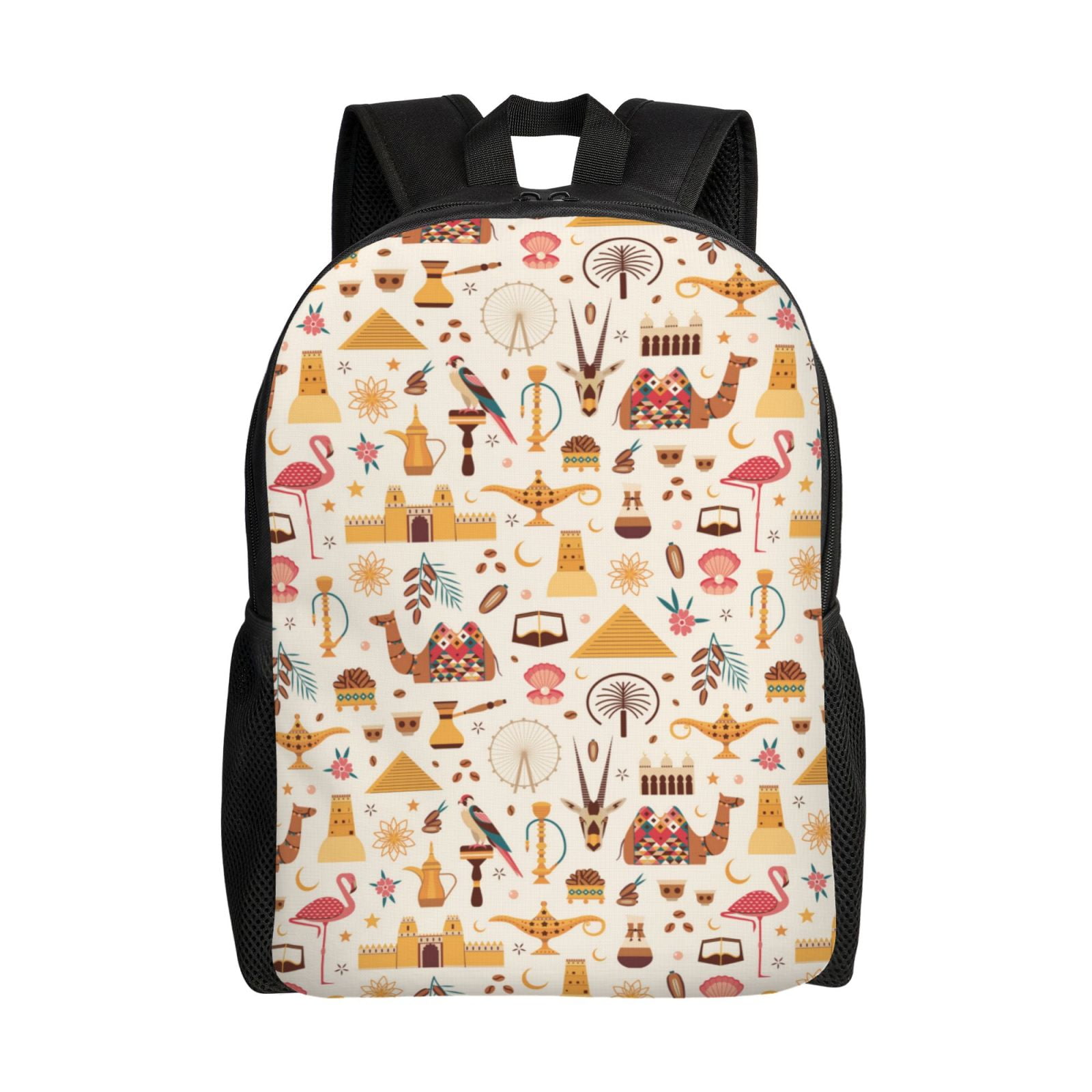 Honeii UAE Travel1 Print Laptop Backpack for Work, College, Travel ...