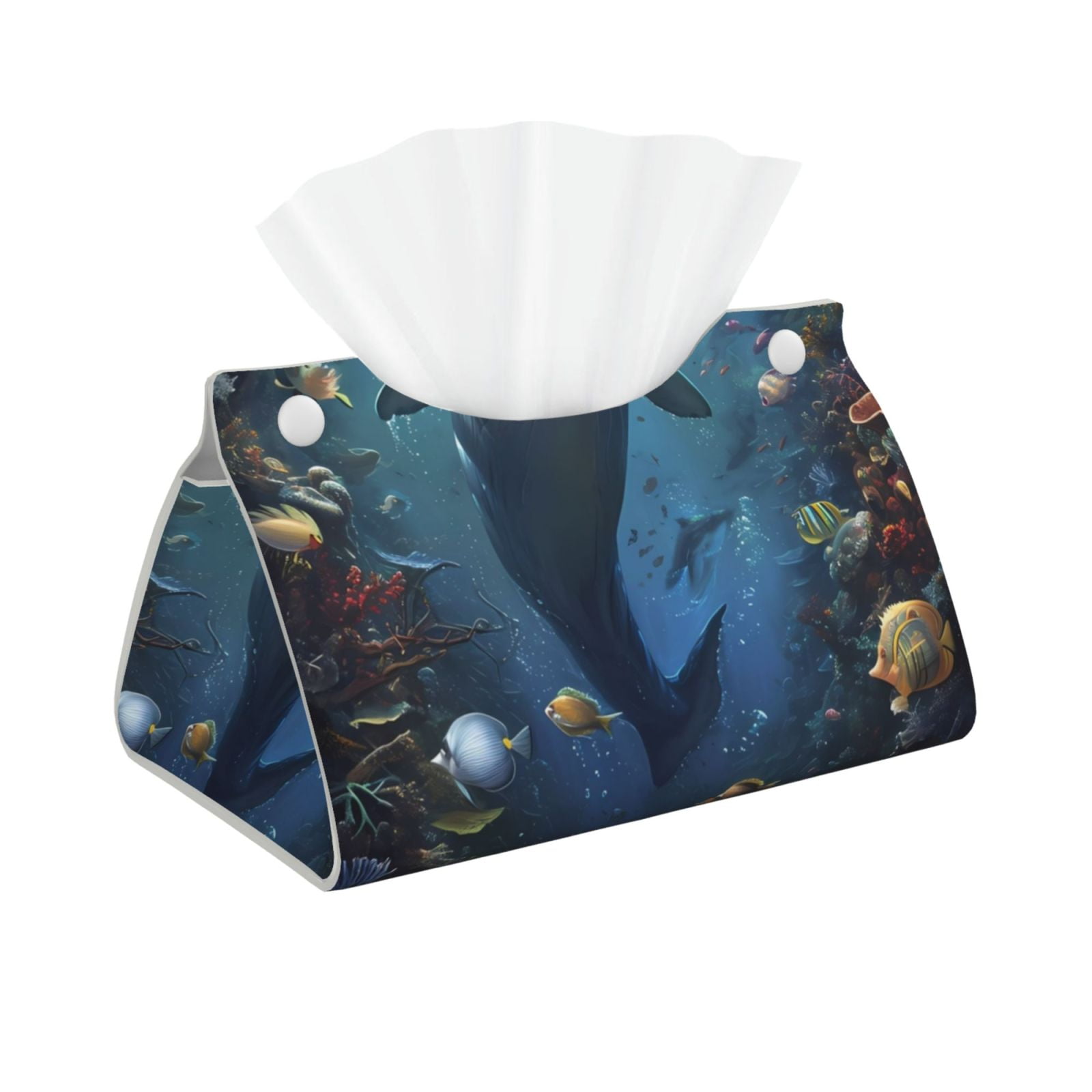 Honeii Underwater Dolphin for Tissue Box Cover/Holder - Covers ...