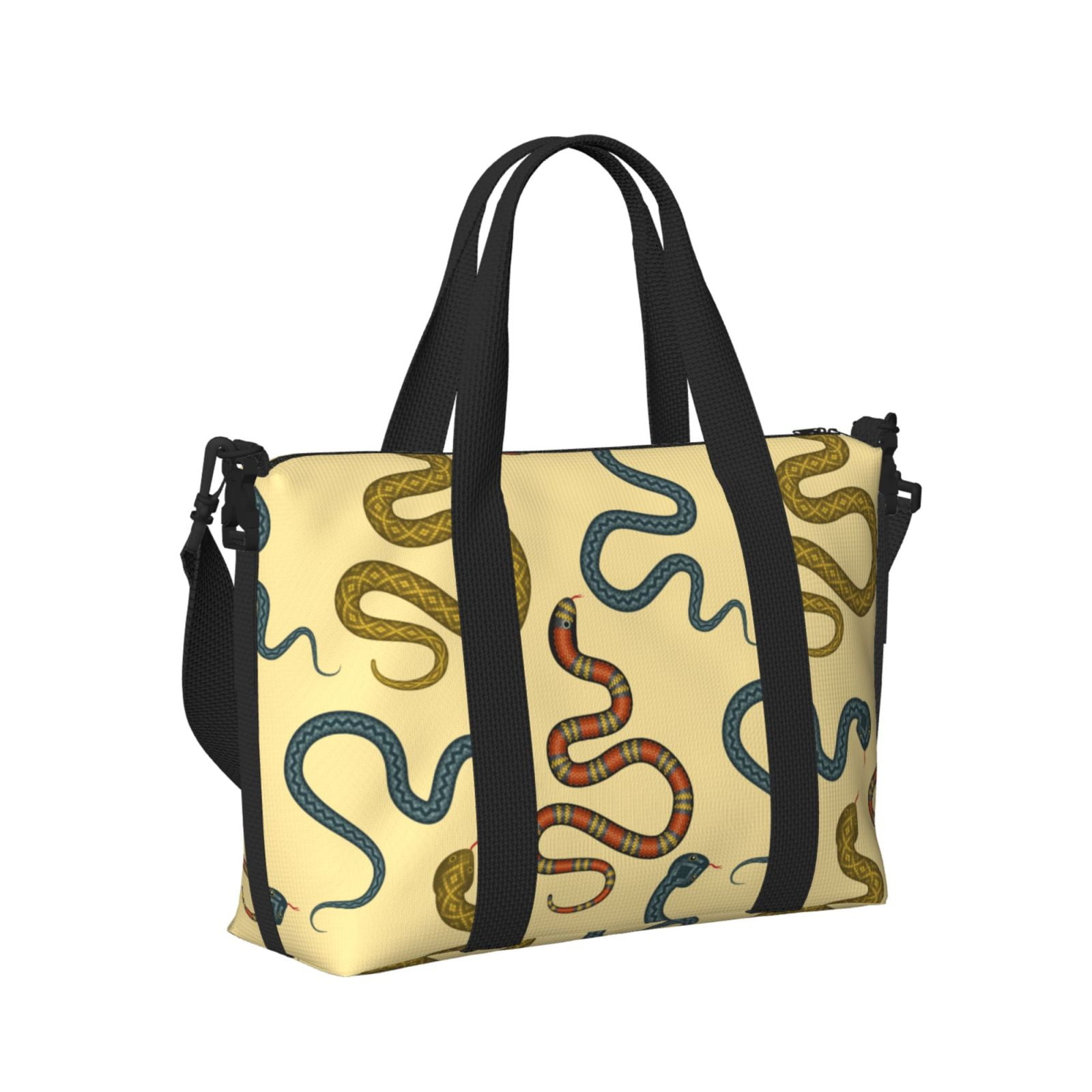 Honeii Various Snake Print Hand Travel Bag,Travel Duffle Bag ...
