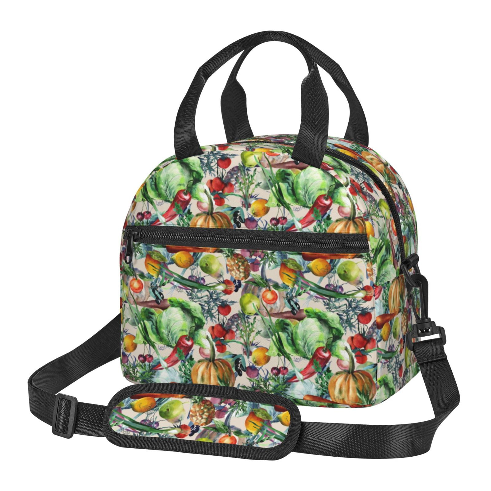 Honeii Vegan1 Print Lunch Box,Insulated Lunch Bag,Lunch Tote Bags ...