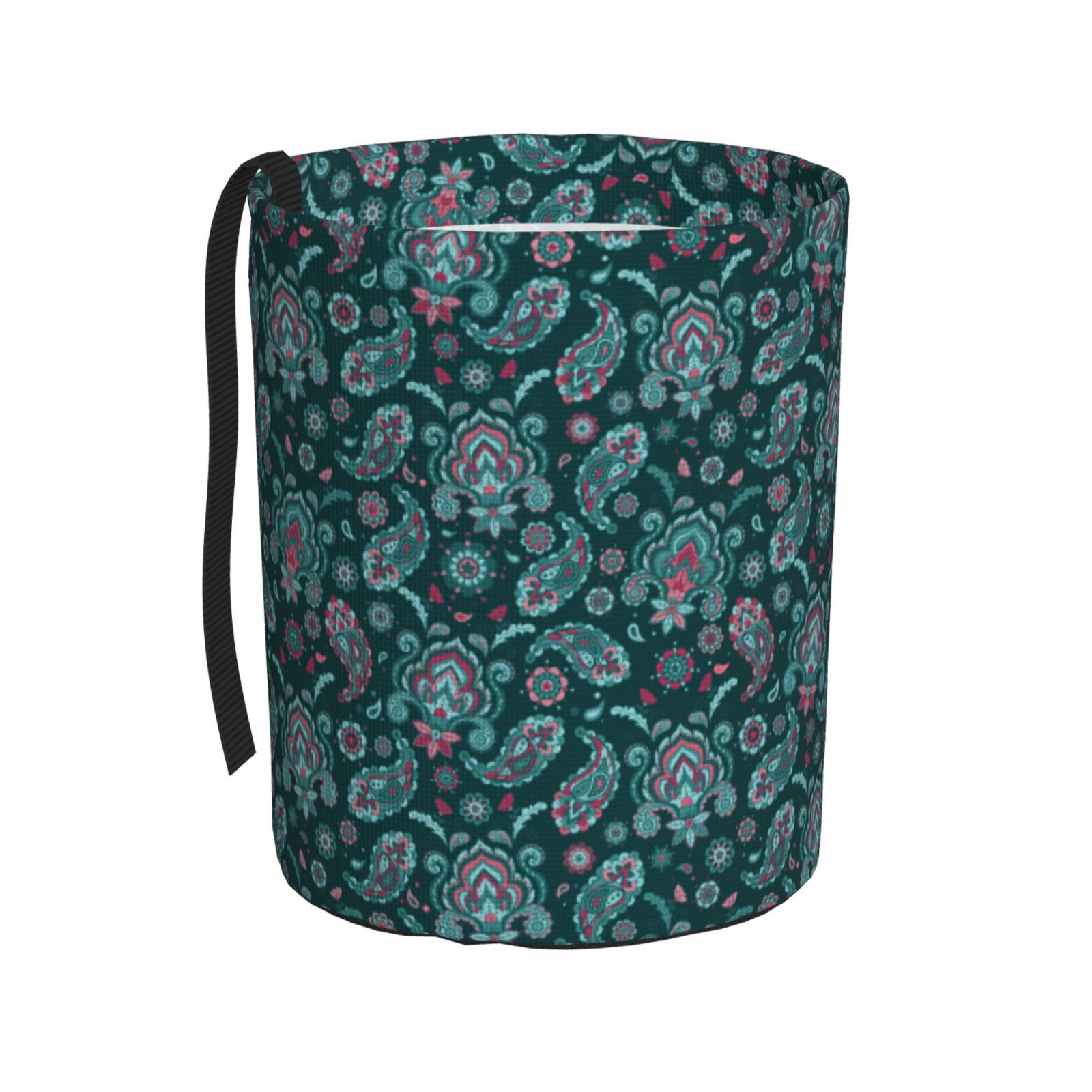 Honeii Vintage Floral Print Waterproof Car Trash Can,Waterproof ...