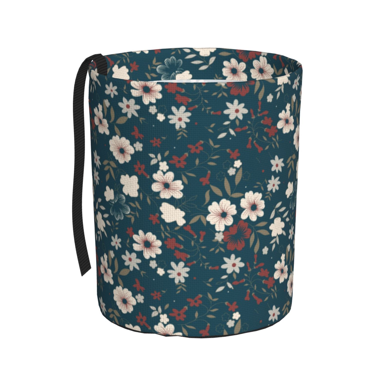 Honeii Vintage Floral Print Waterproof Car Trash Can,Waterproof ...