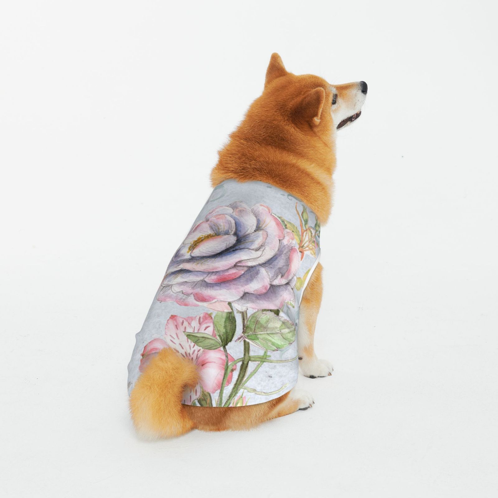 Honeii Vintage Rose Pattern 100% Cotton Dog Clothes Dog Costumes Doggie ...
