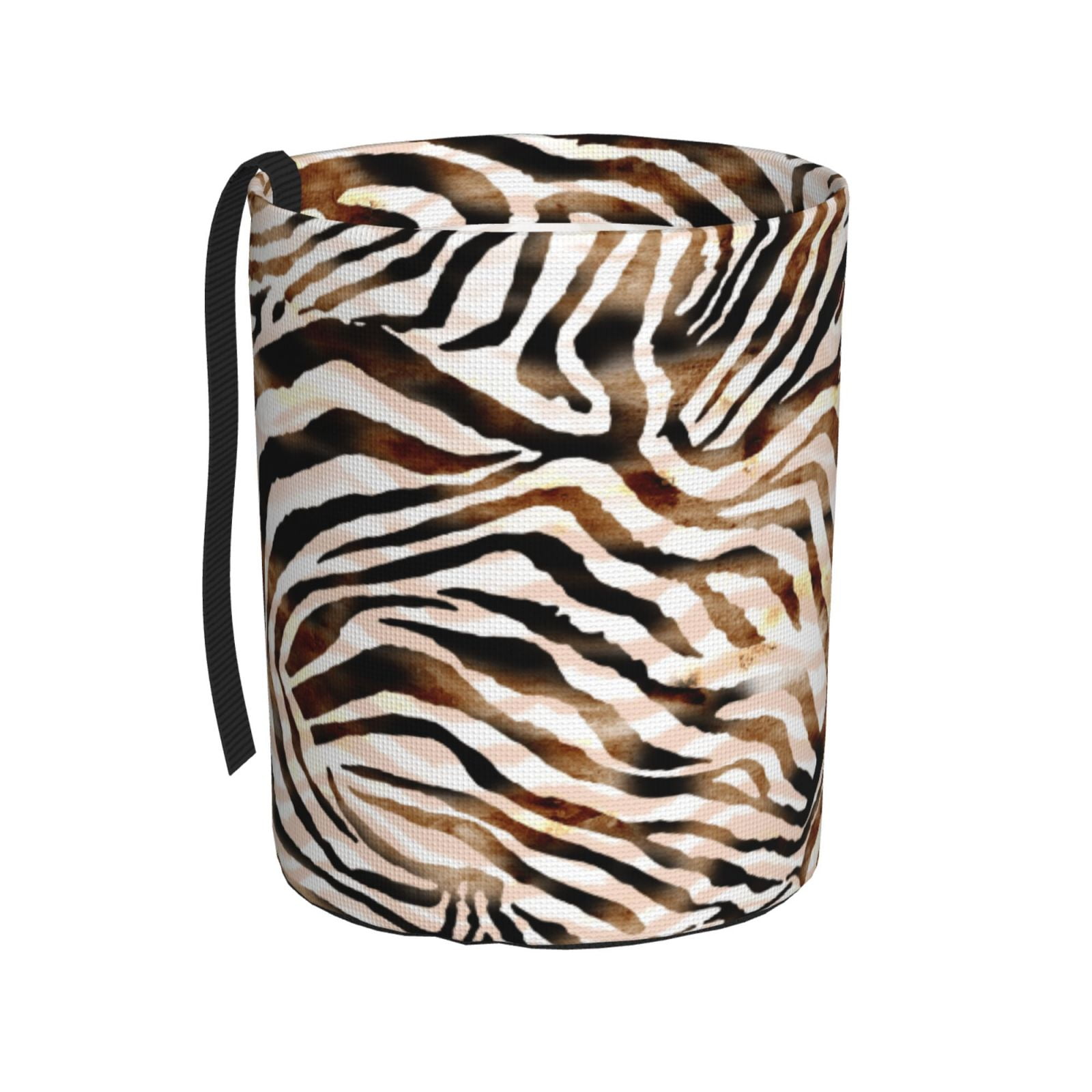Honeii Watercolor Zebra Print Waterproof Car Trash Can,Waterproof ...