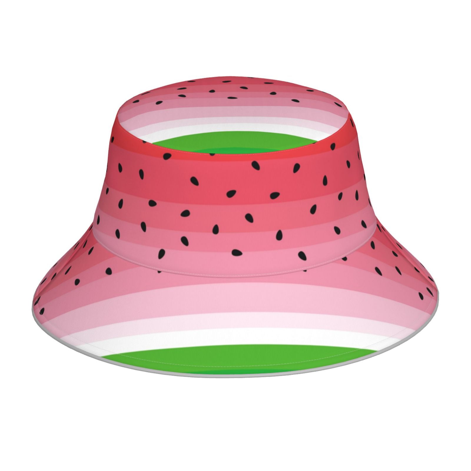 Honeii Watermelon for Unisex Bucket Hat Waterproof Rain Hat Reversible ...