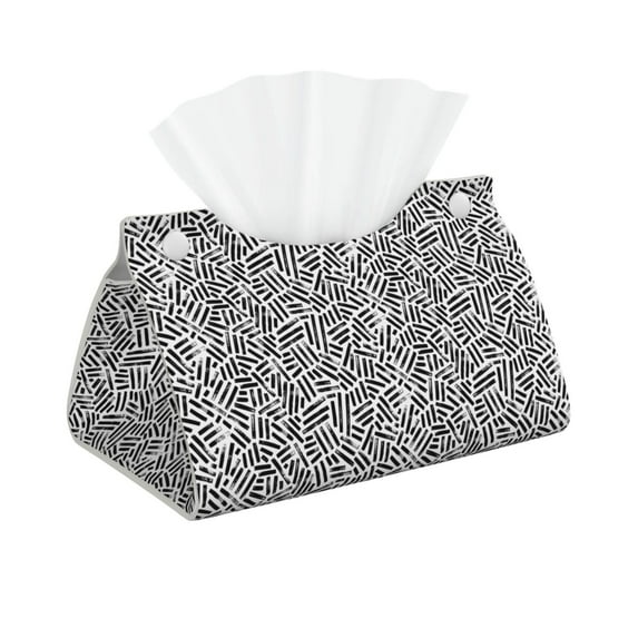 Honeii Weave Geometric for Tissue Box Cover/Holder - Covers Rectangular ...