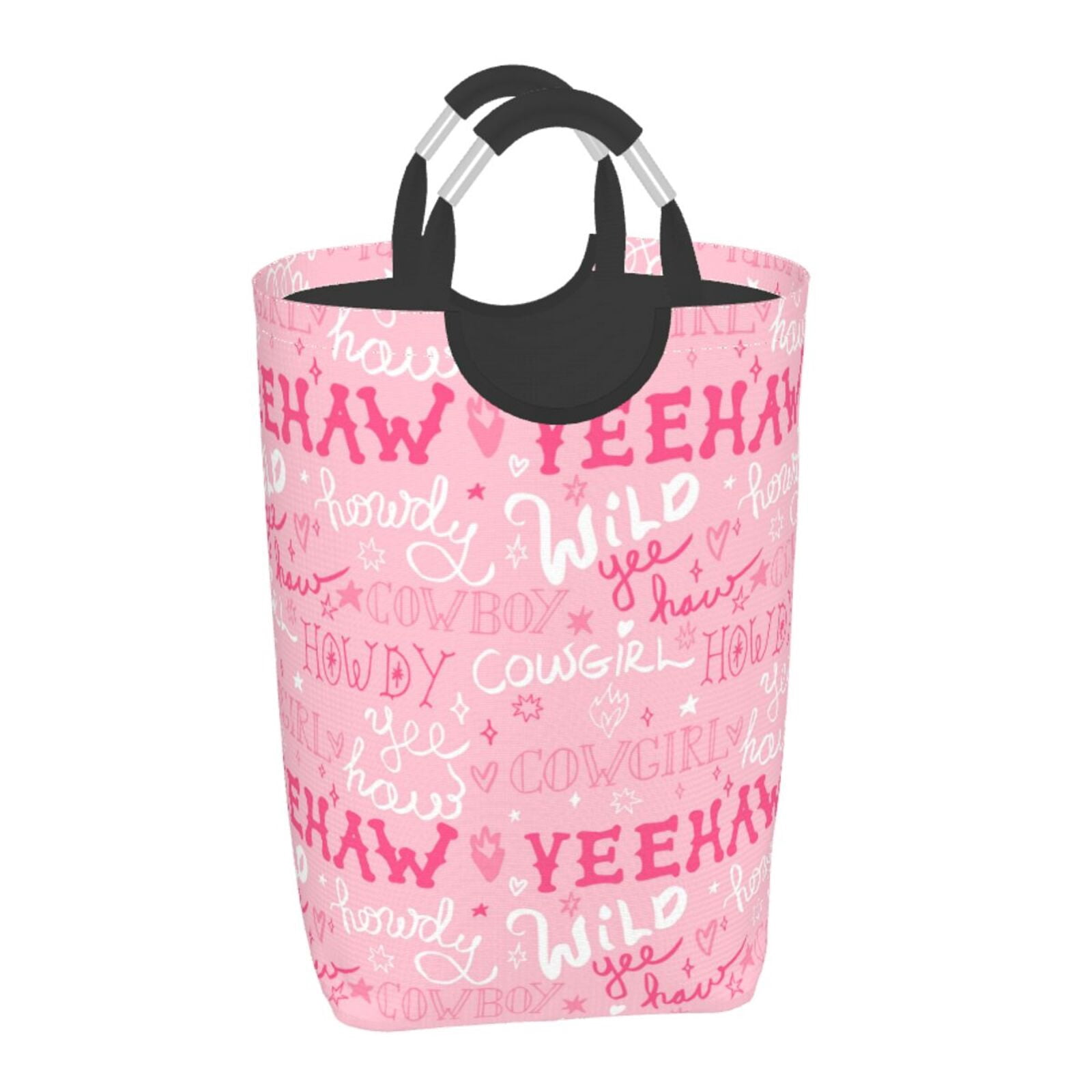 Honeii Western Cowgirl Print Laundry Hamper Collapsible Laundry Baskets ...