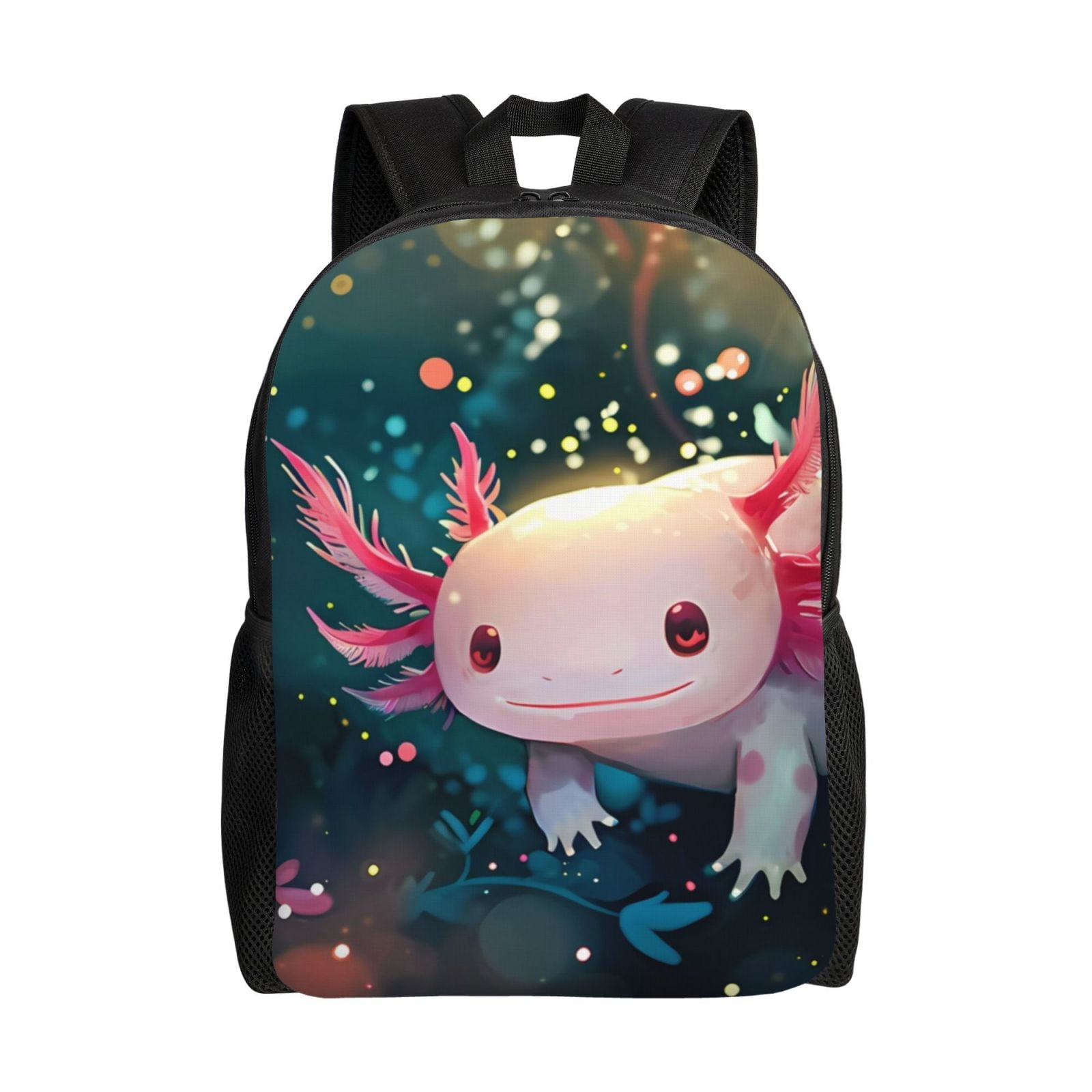 Honeii Whimsical Axolotl Fantasy Print Laptop Backpack for Work ...