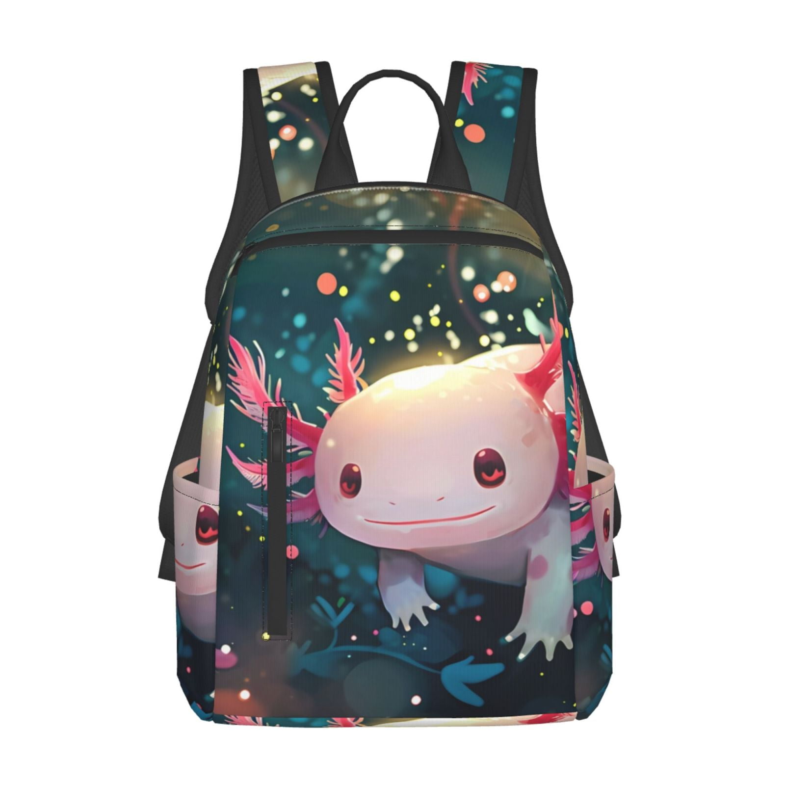 Honeii Whimsical Axolotl Fantasy Print Lightweight Backpacks,Carry on ...